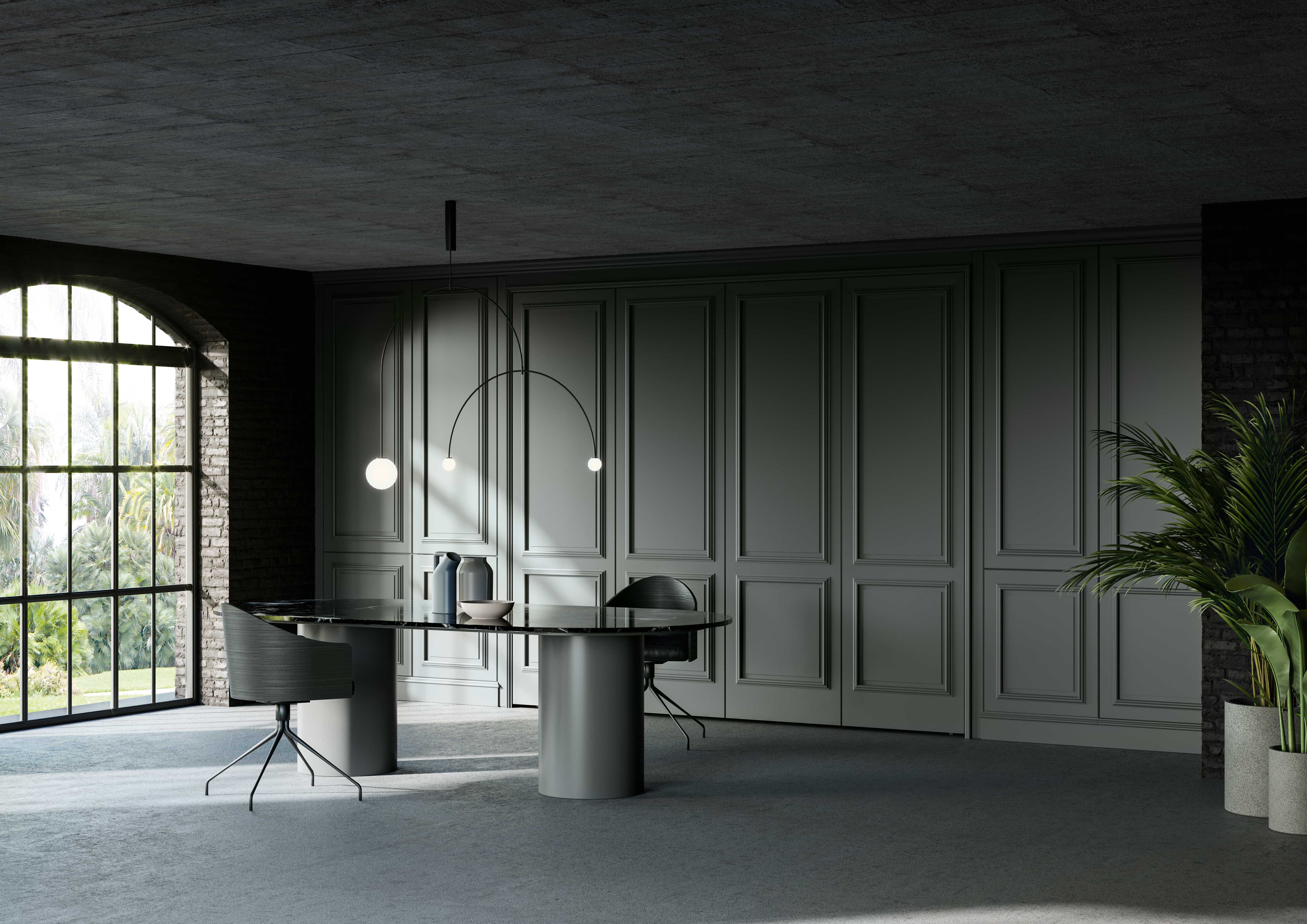 ARCHETIPO Kitchen with island By L'Ottocento | design makethatstudio