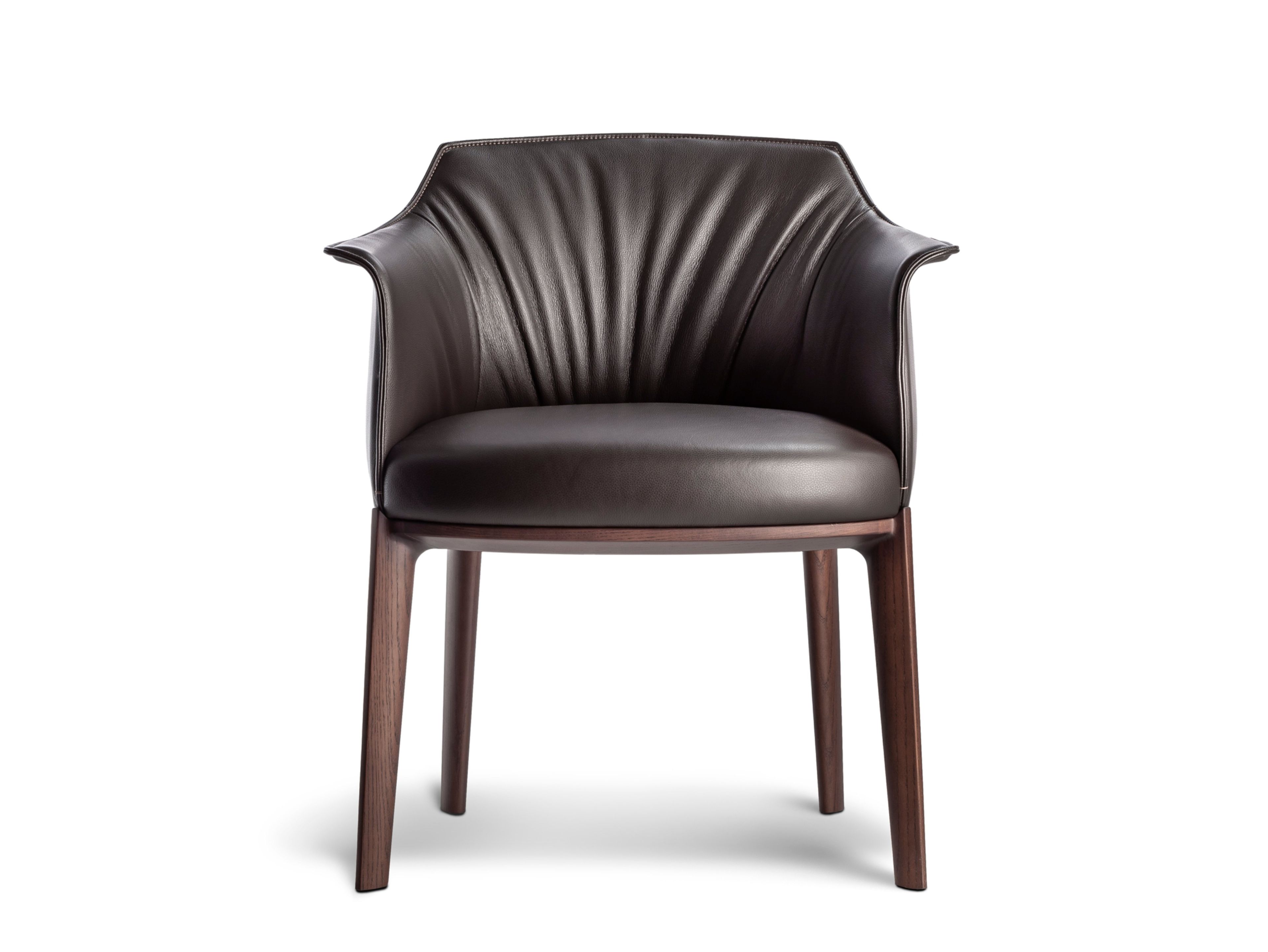 ARCHIBALD Leather easy chair with armrests By Poltrona Frau | design ...