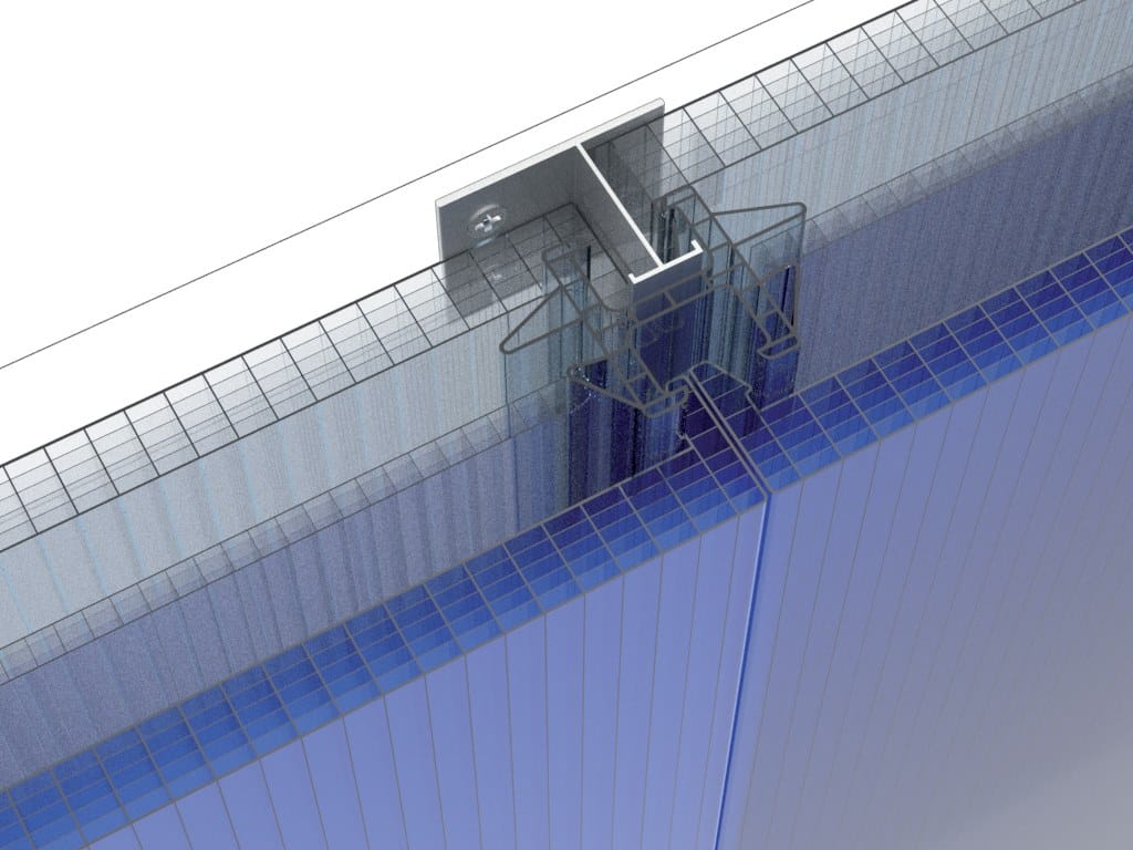 Sistema a doppia o tripla parete in policarbonato alveolare arcoPlus ...