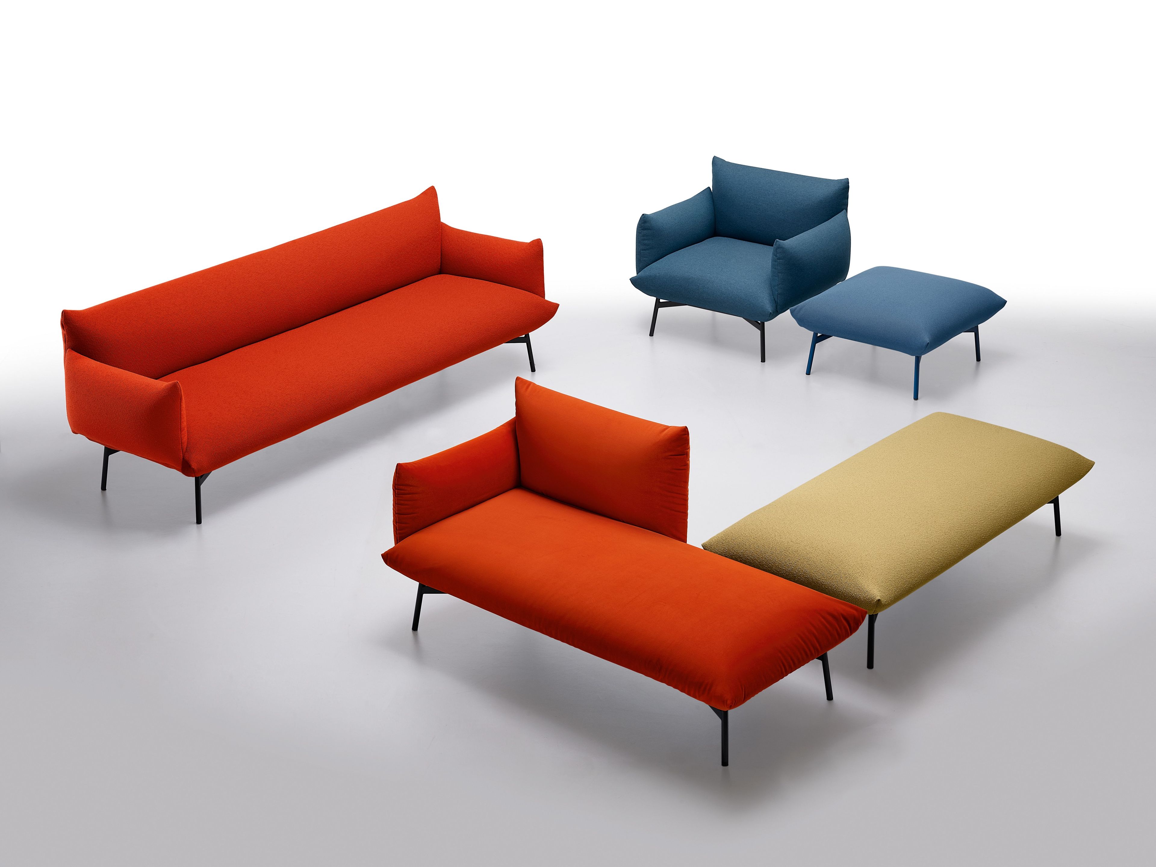 AREA DV2 DRM M TS Upholstered fabric day bed By Midj | design Studio ...