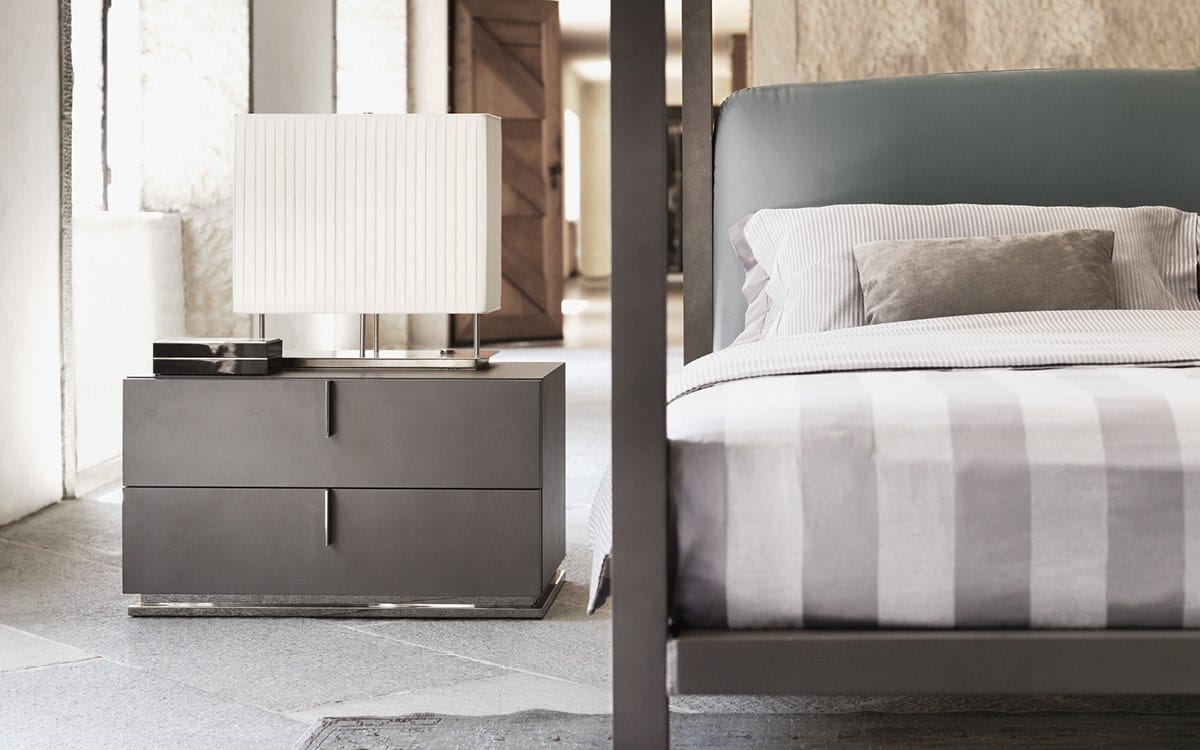 ARI | Bedside table By Flou design Mario Dell'Orto, Emanuela Garbin