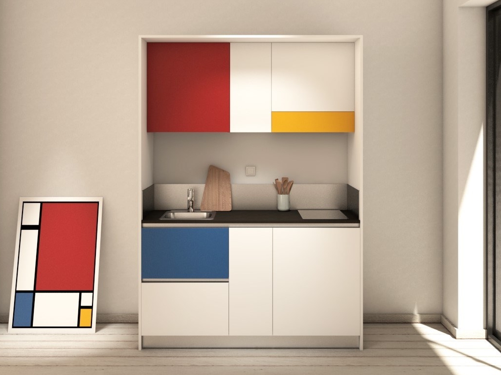 ARIA 154 Mini kitchen By MiniCucine.com | design Paolo Gandin, Oscar ...