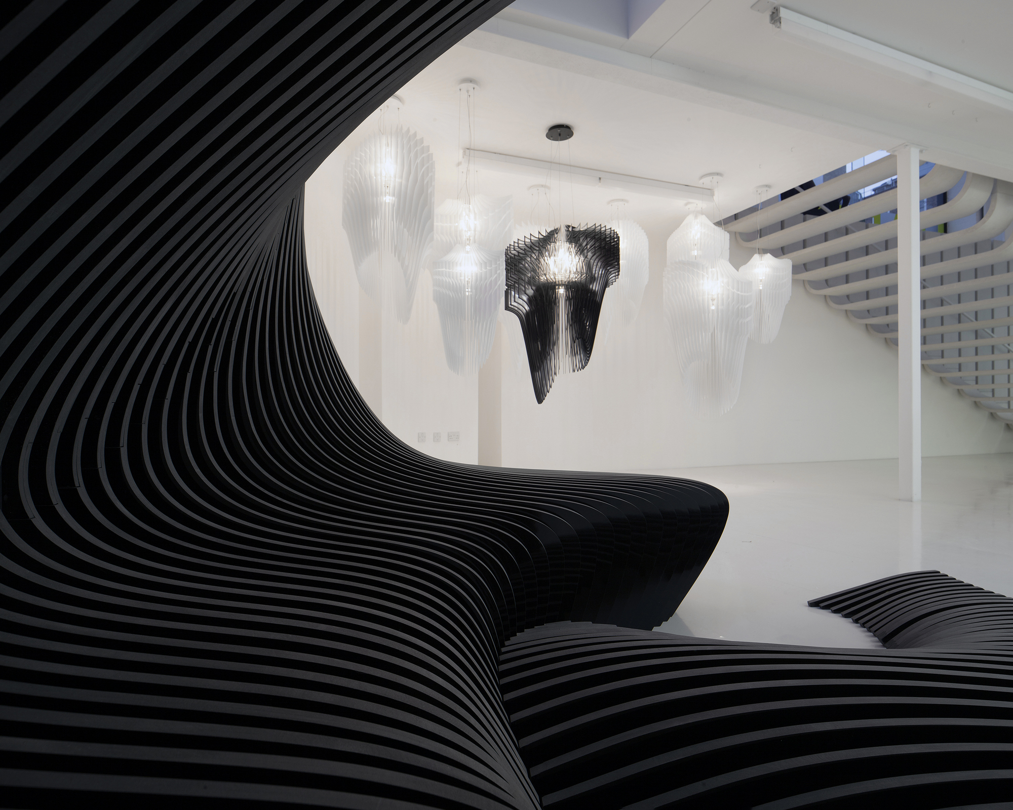 ARIA Pendant lamp By Slamp | design Zaha Hadid Design