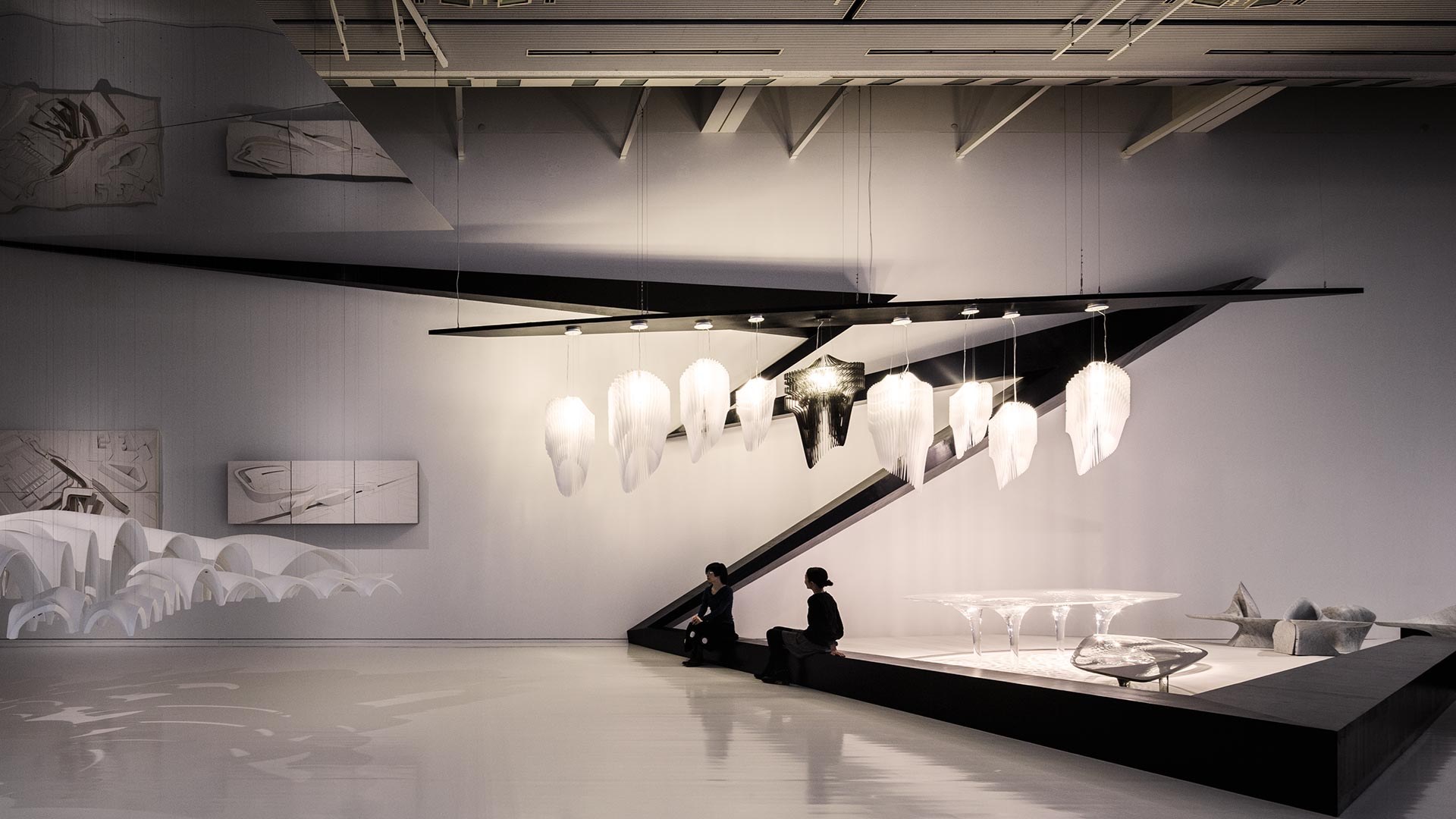 ARIA Pendant lamp By Slamp | design Zaha Hadid Design