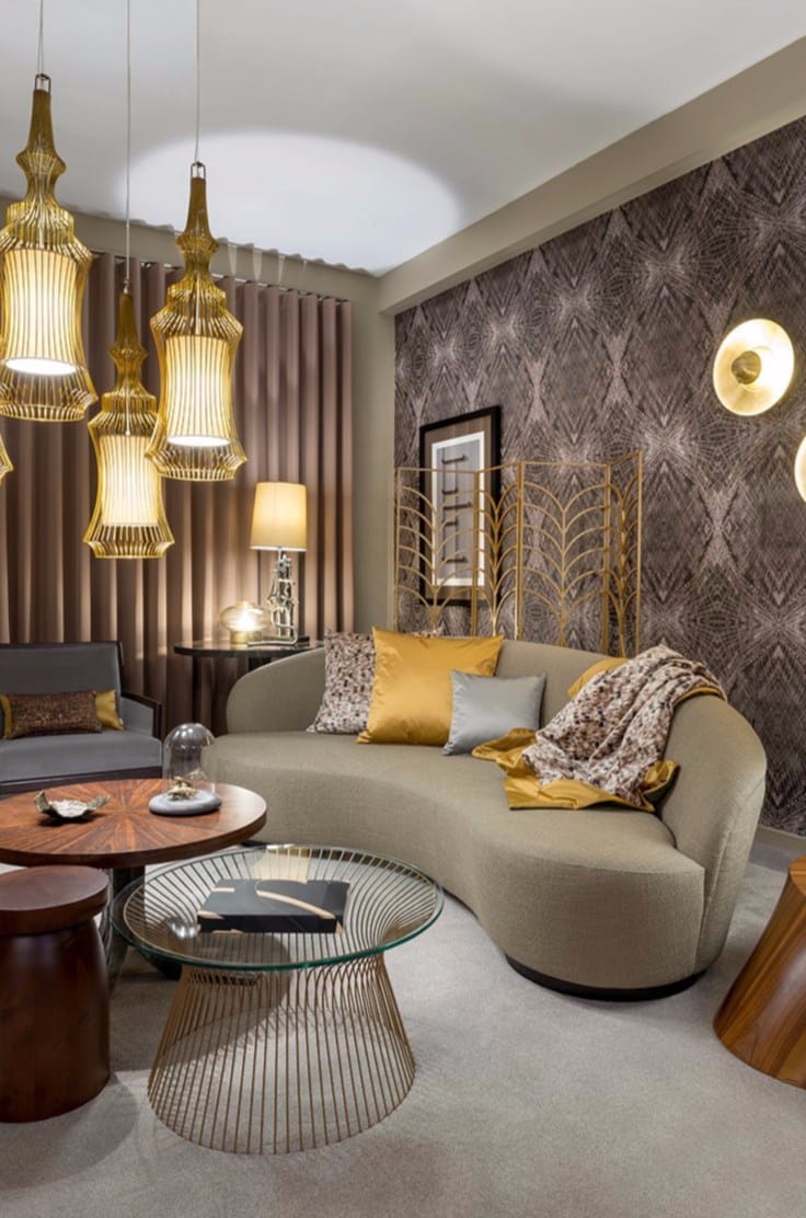 ARIANE pendant lamp By Hamilton Conte Paris