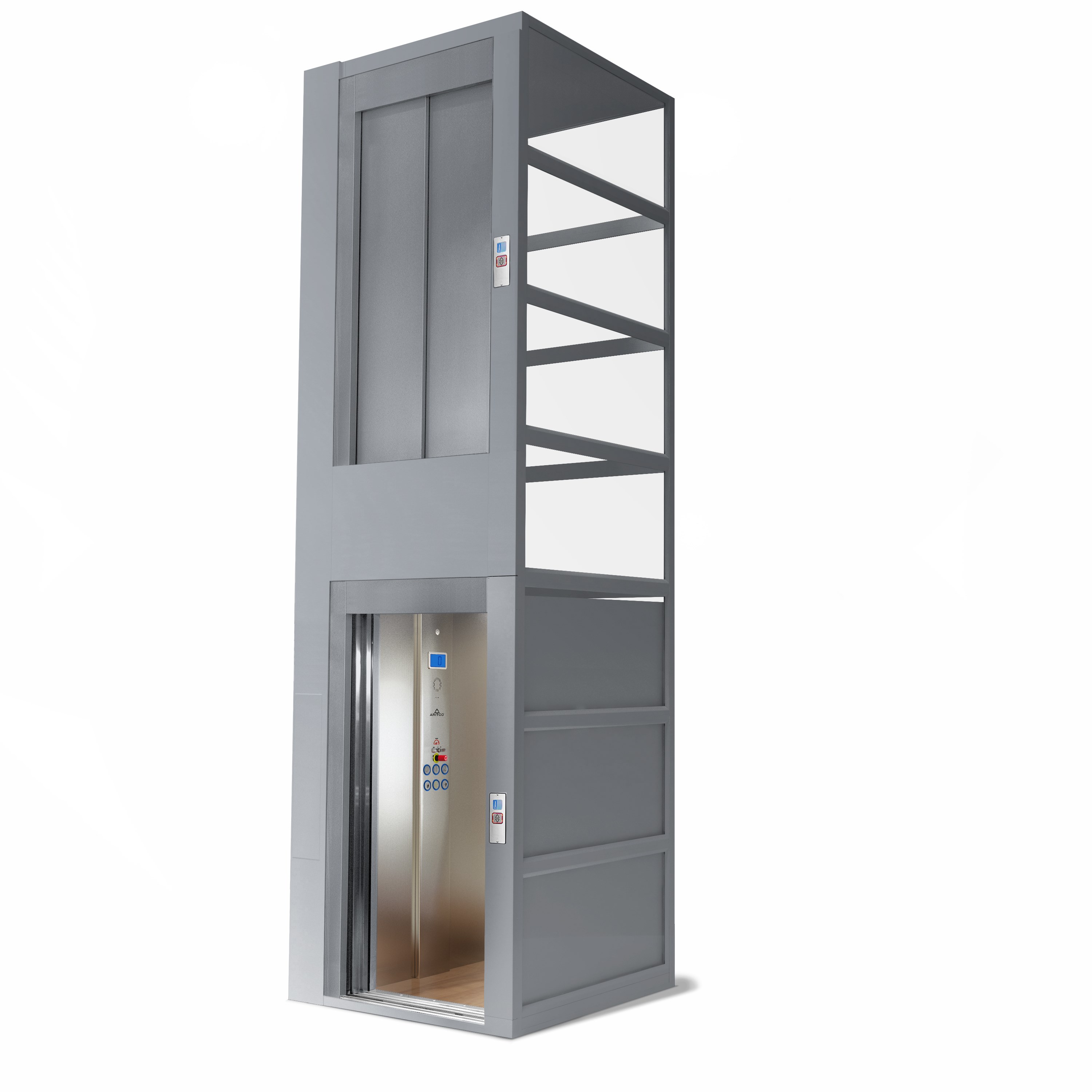 Electric lift without machine room for public buildings ARITCO ...