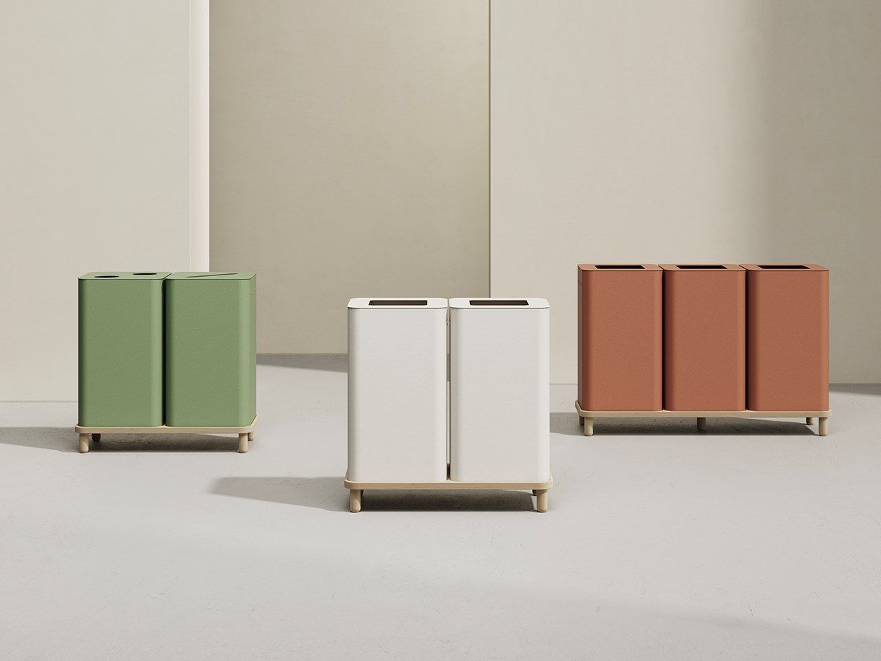 ARKAD / ARKIV Litter bin for waste sorting By Mizetto | design ADDI