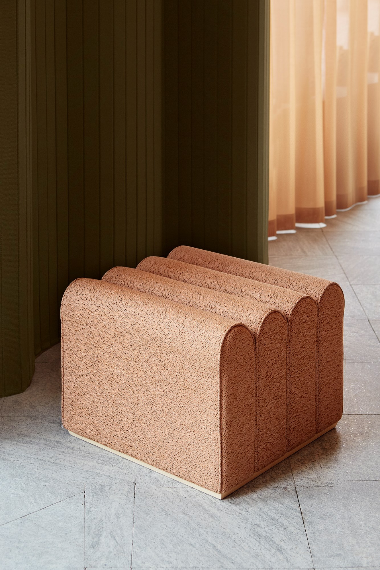 ARKAD Modular fabric pouf By Zilio A&C | design NOTE Design Studio
