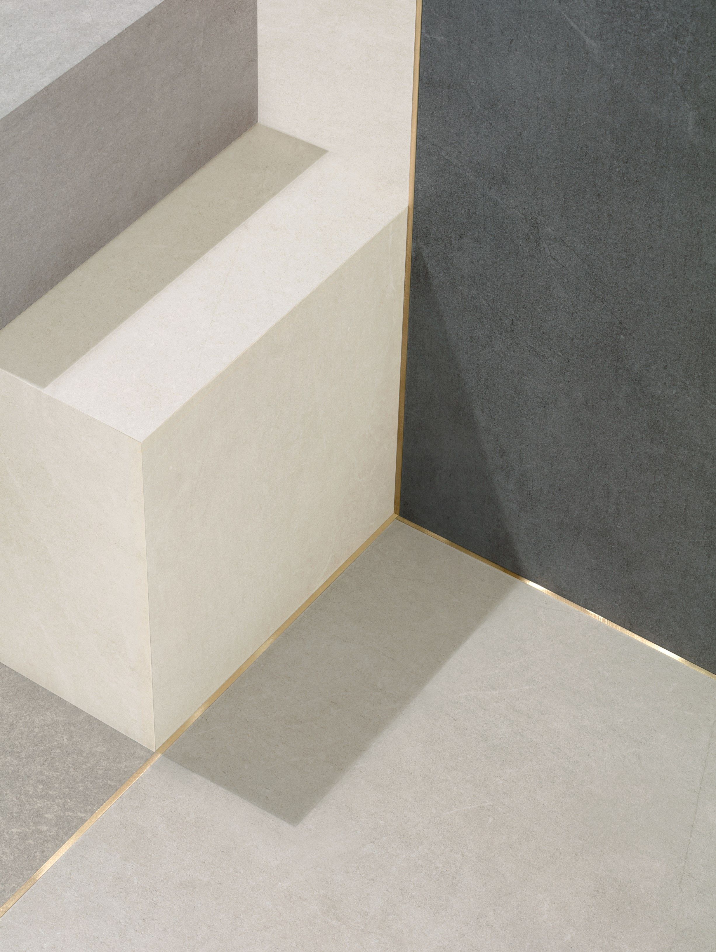 Wand- und Bodenbelag aus Feinsteinzeug mit Stein-Effekt ARKISTONE ...