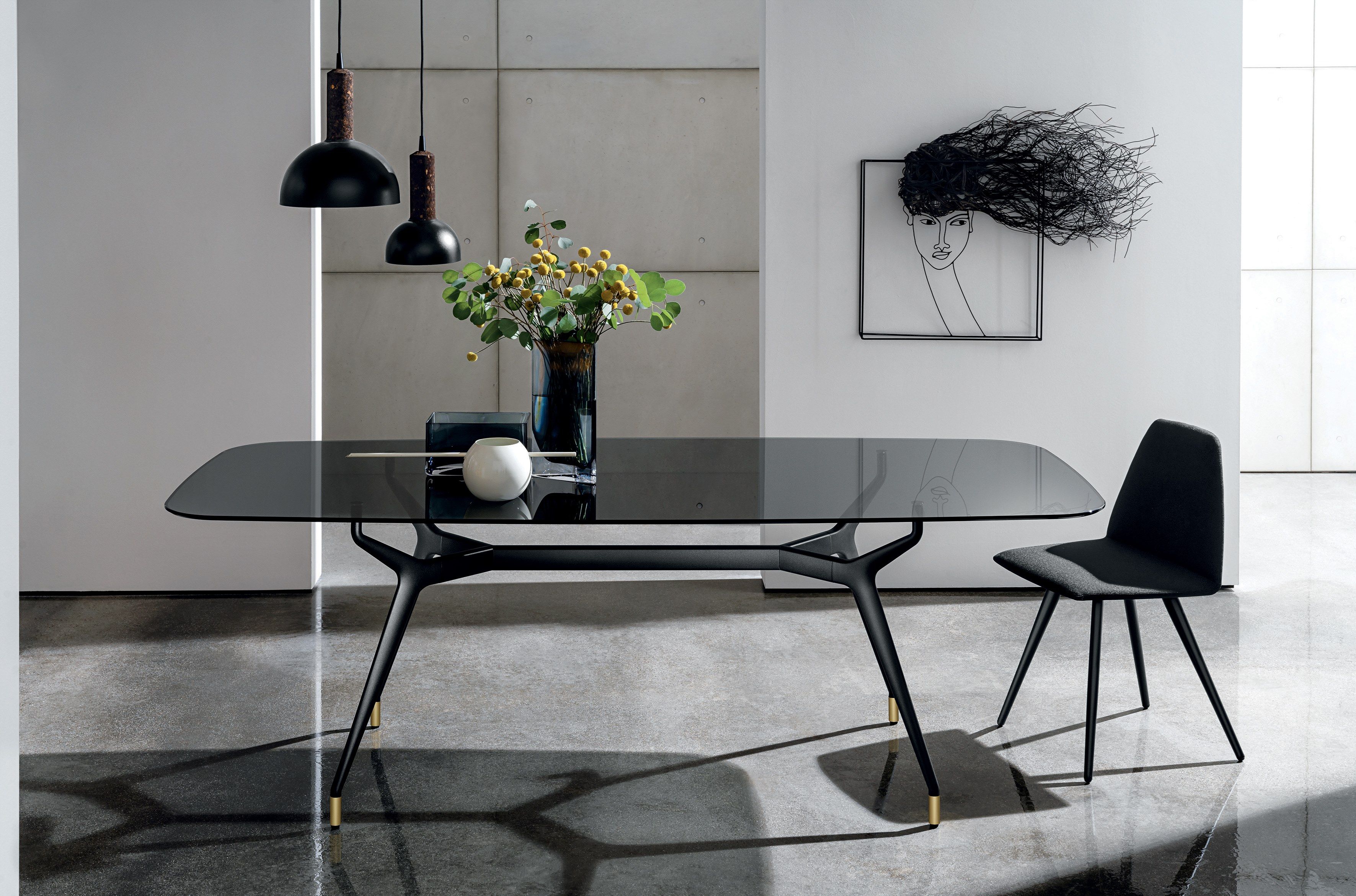 ARKOS SHAPED | Rectangular table Arkos Collection By Sovet italia design Gianluigi Landoni