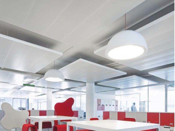ARMSTRONG METAL D-CLIP / METAL D-H 700 Hanging acoustic panel By Knauf ...
