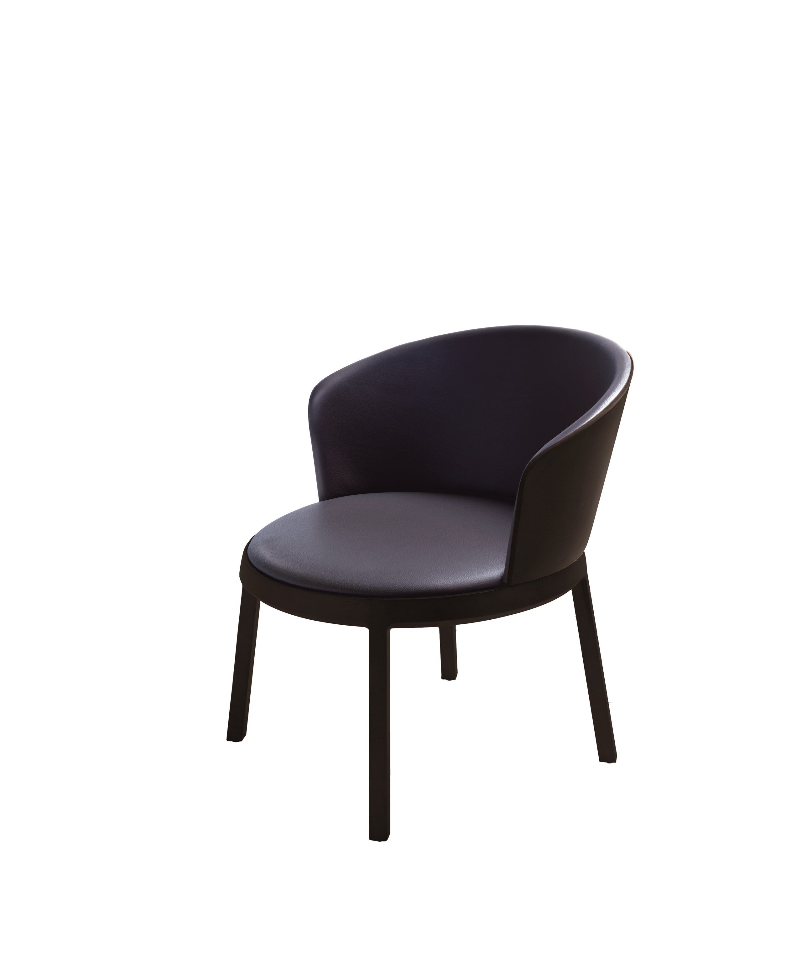 Leather easy chair ARO 695M Aro Collection By Capdell design Carlos Tiscar