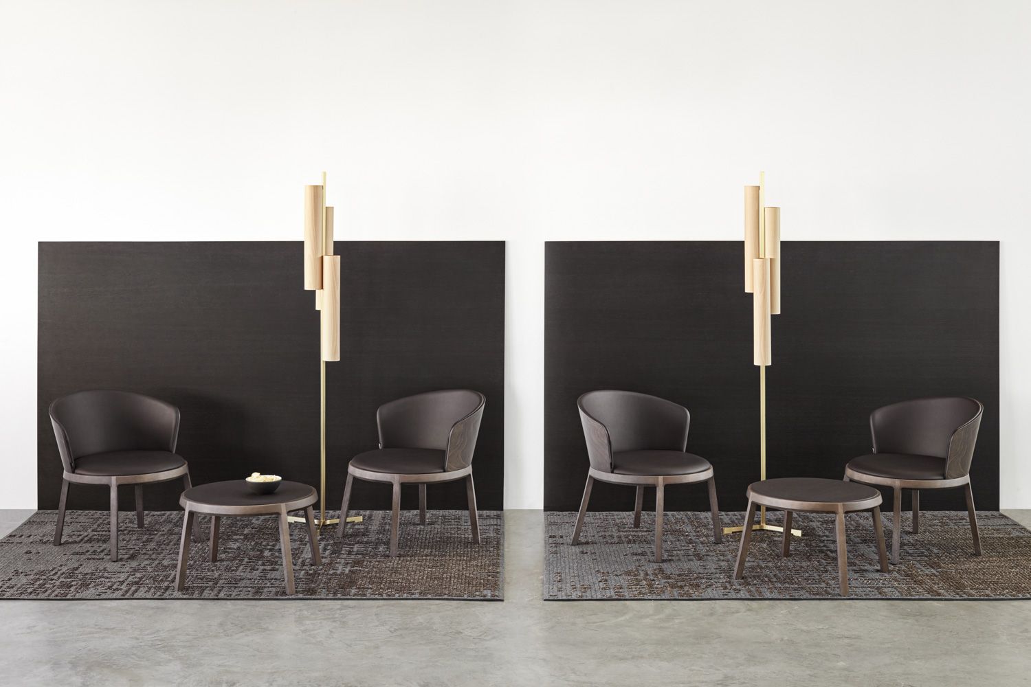 Leather easy chair ARO 695M Aro Collection By Capdell design Carlos Tiscar