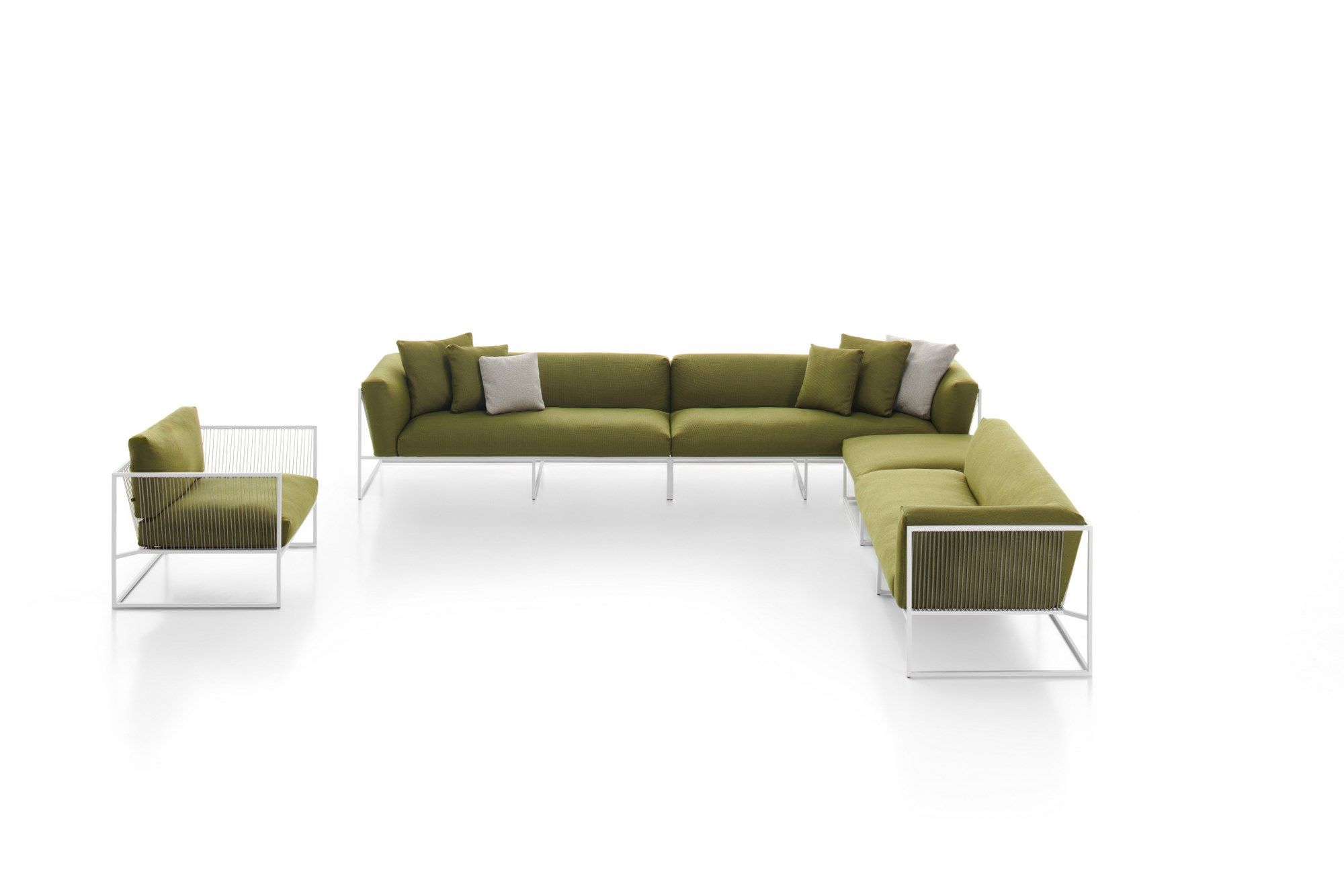 ARPA 3 seater fabric sofa By MDF Italia | design Ramón Esteve