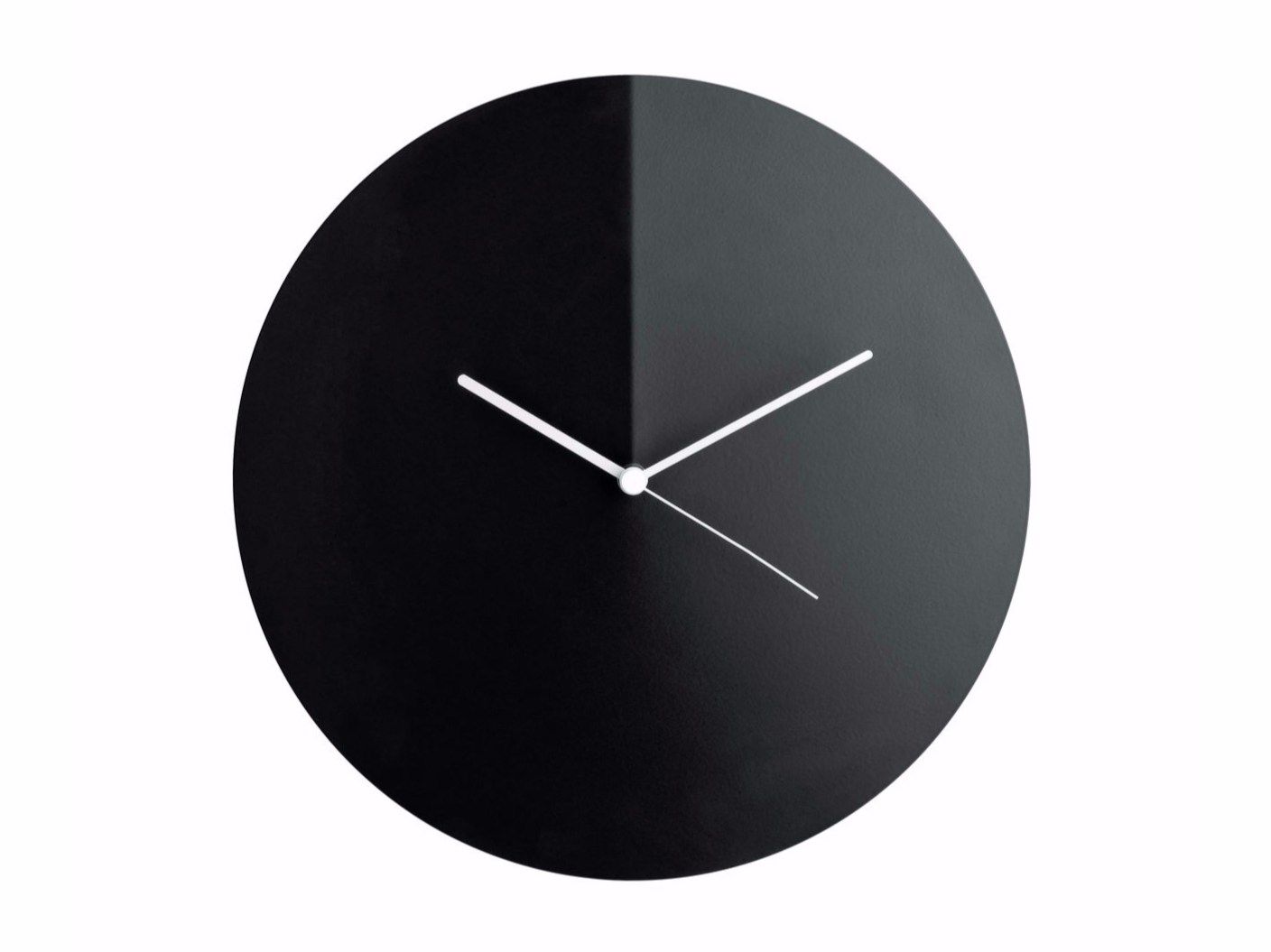Wall-mounted steel clock ARRIS By Alessi design Adam Cornish