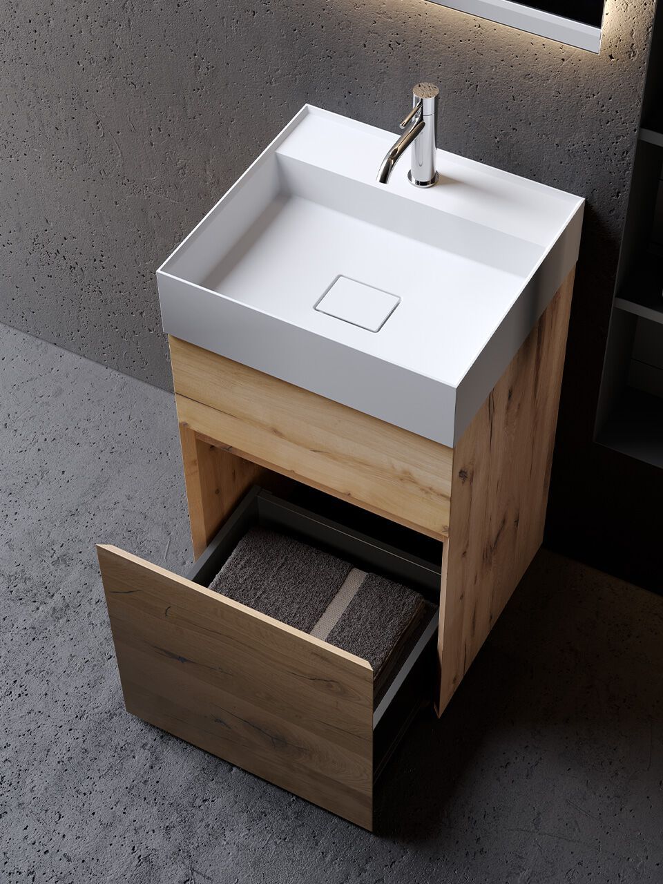 RUSTECH RT28 Mobile lavabo con cassetti By ARTEBA