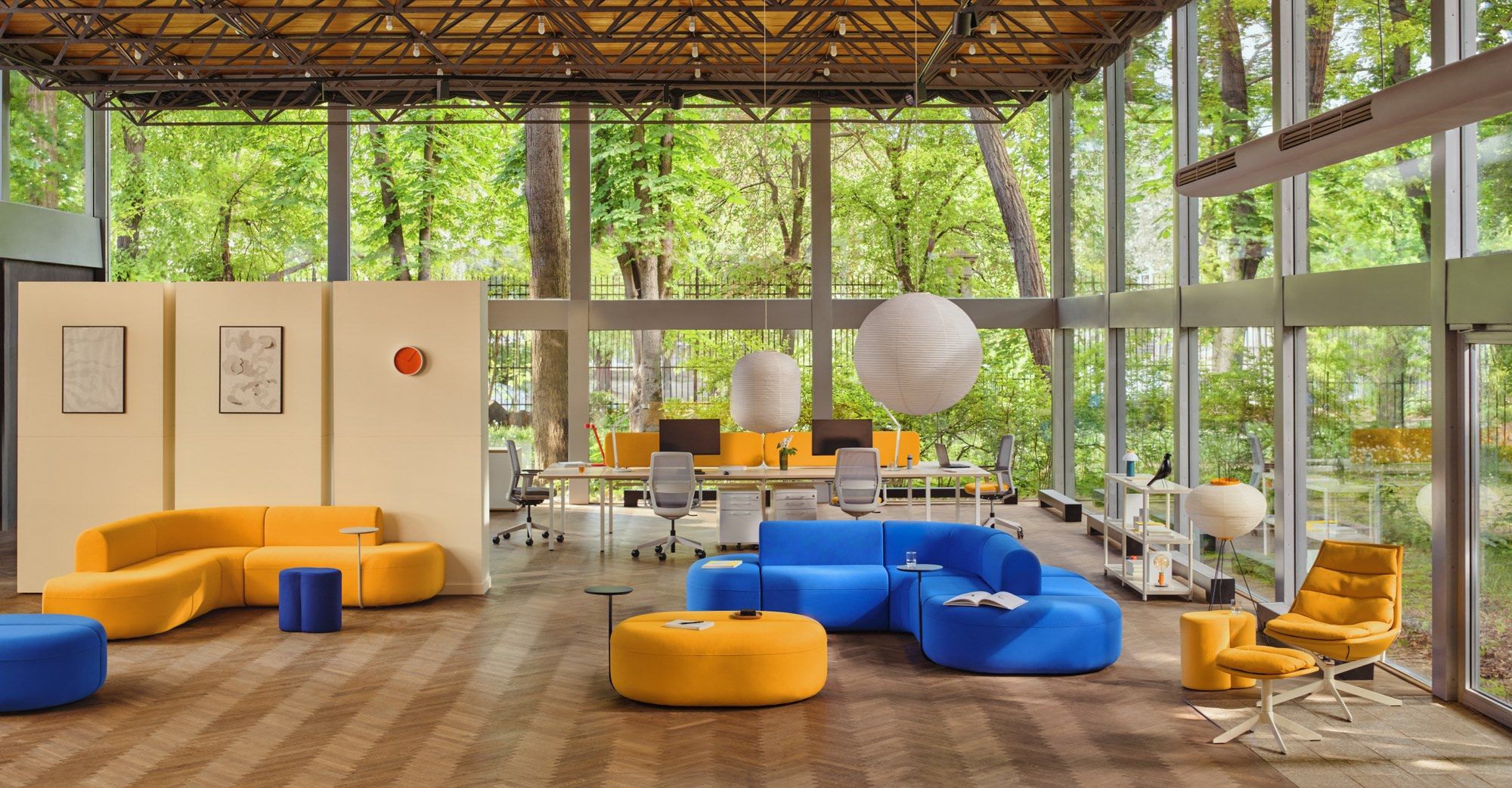 ARTIKO Modular double-sided fabric sofa By MDD