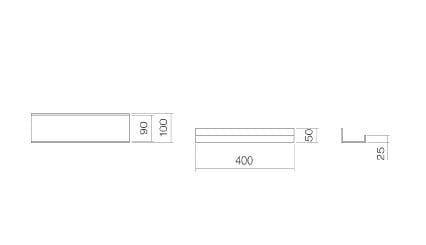 AS400.S | Bathroom wall shelf Assist Collection By Alape design ...