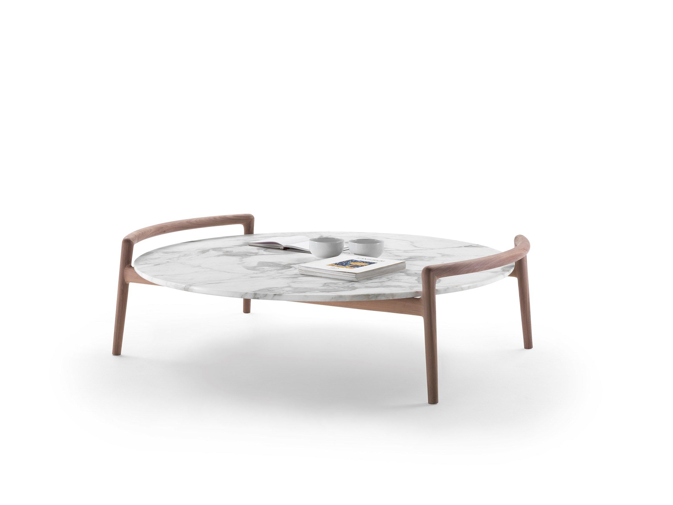 Round coffee table ASCANIO By Flexform design Antonio Citterio