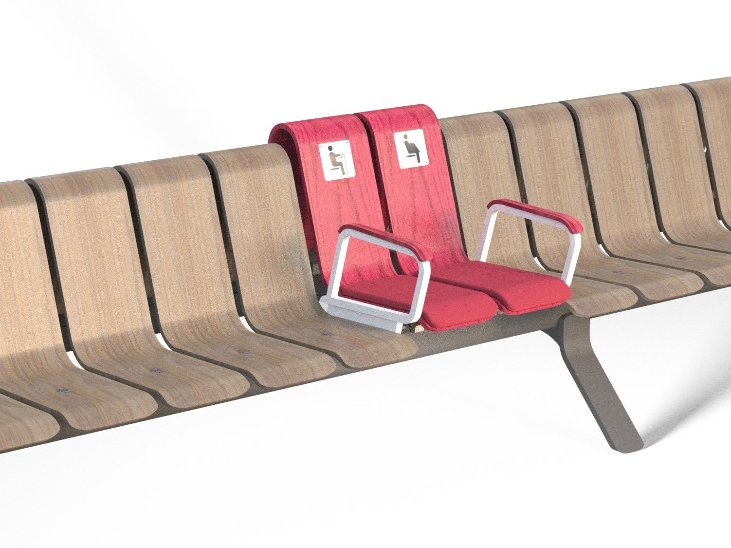 ASCENT HEALTHCAR bench seating for healthcare facilities By Green ...