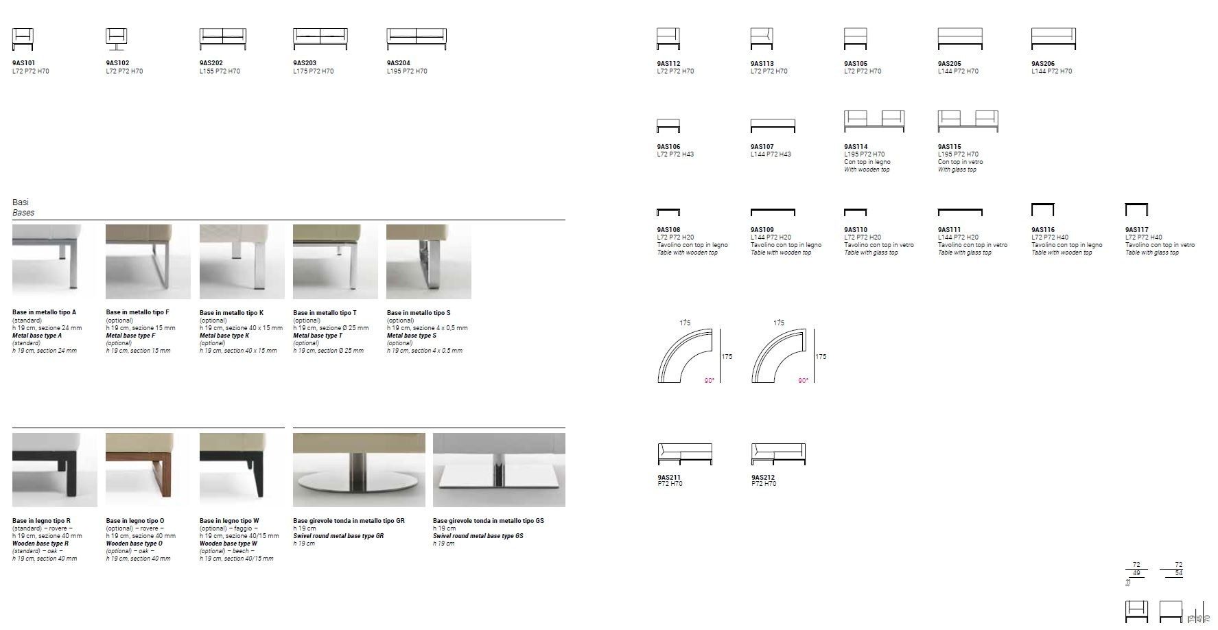 ASCOT | Small sofa By Marelli