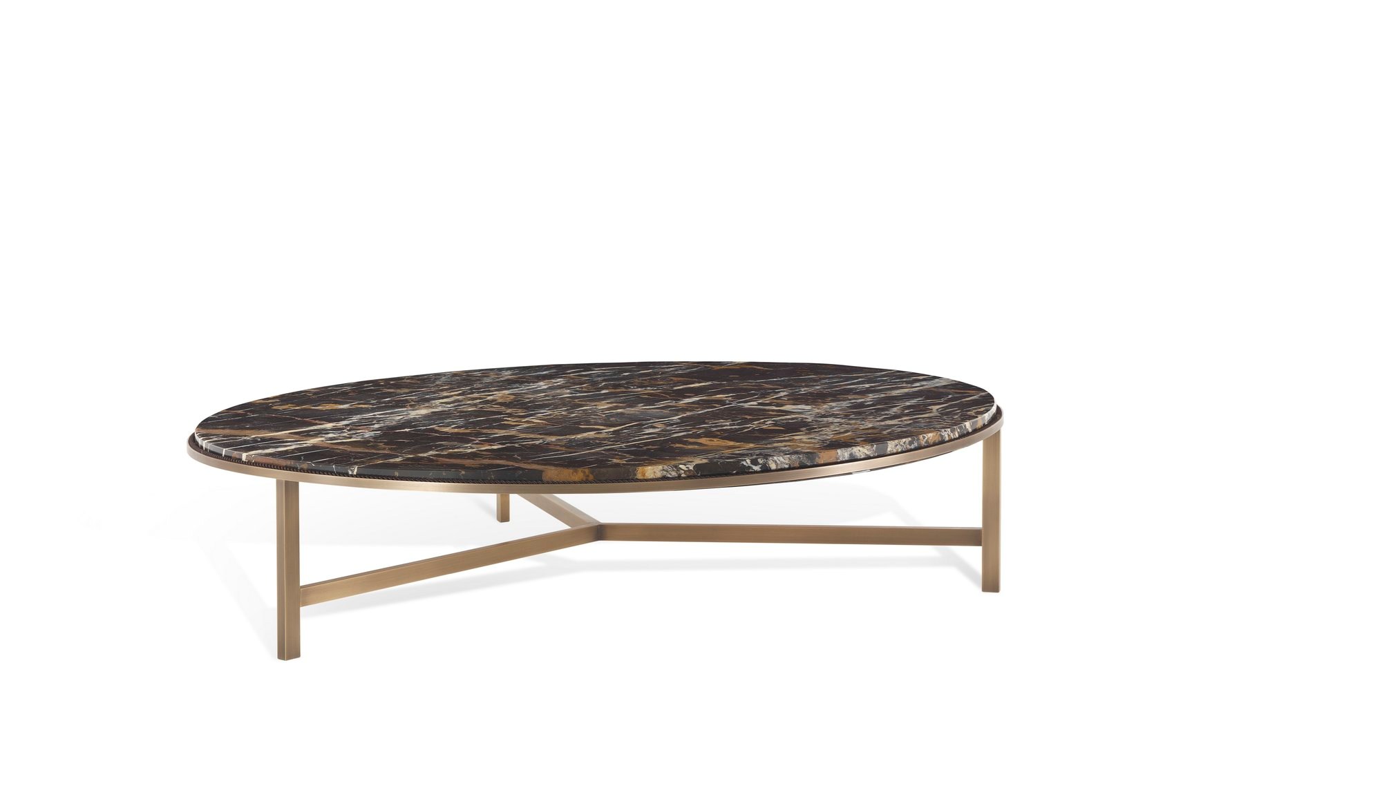Round marble coffee table ASCOTT By Gianfranco Ferré Home