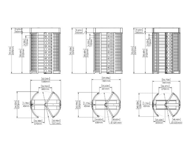 ASSA ABLOY FT200 Turnstile By ASSA ABLOY Entrance Systems