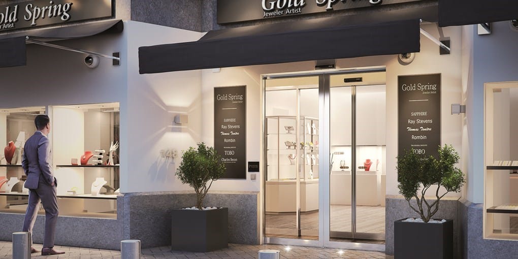 Automatic entry door ASSA ABLOY SL500 PROTECT By ASSA ABLOY Entrance ...