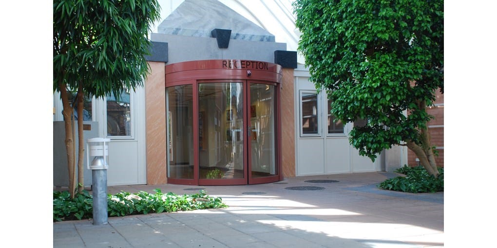 Automatic entry door ASSA ABLOY Curved sliding door system By ASSA ...