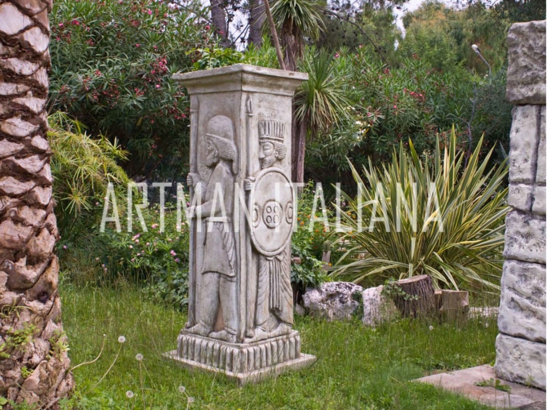 ASSIRO-BABYLON THEME FURNITURE Reconstructed stone sculpture By ARTMAN ...