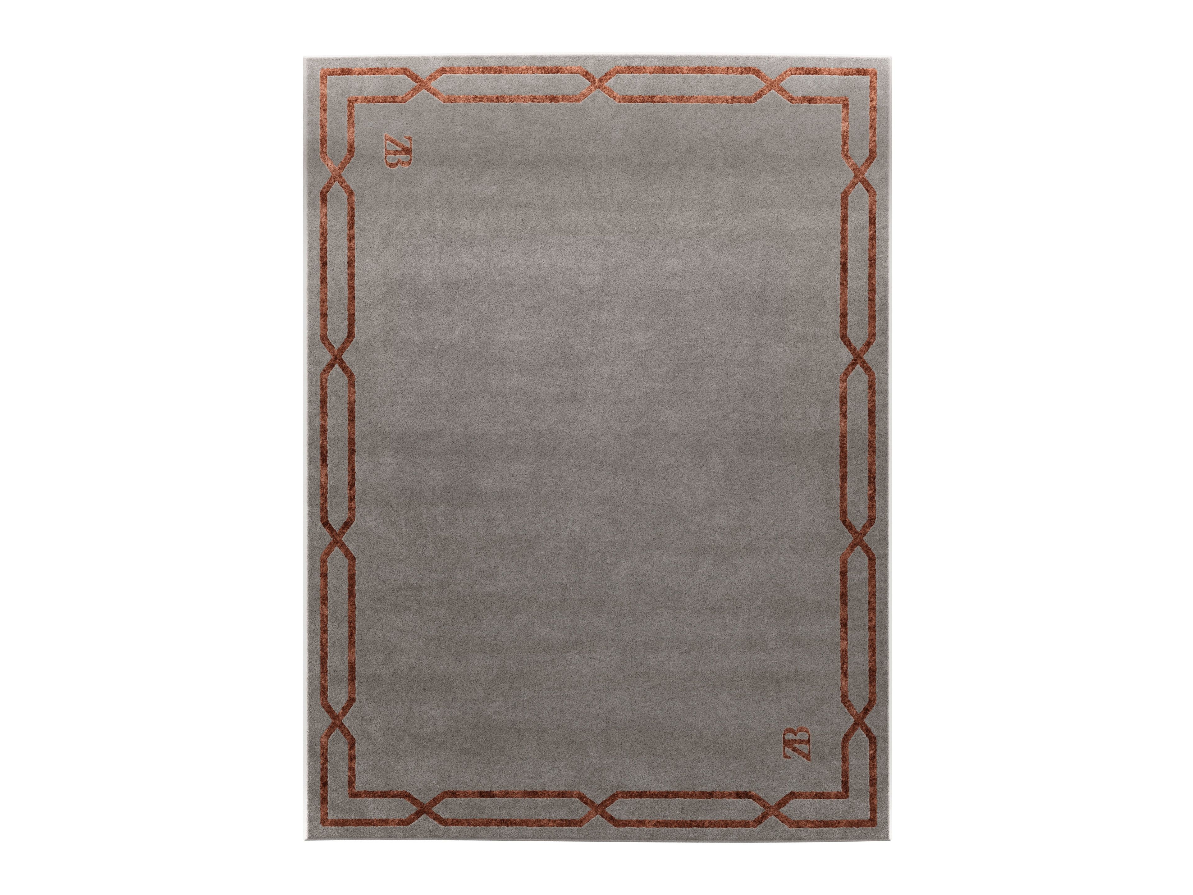 ASTORIA Rectangular eco fabric rug By BRUNO ZAMPA