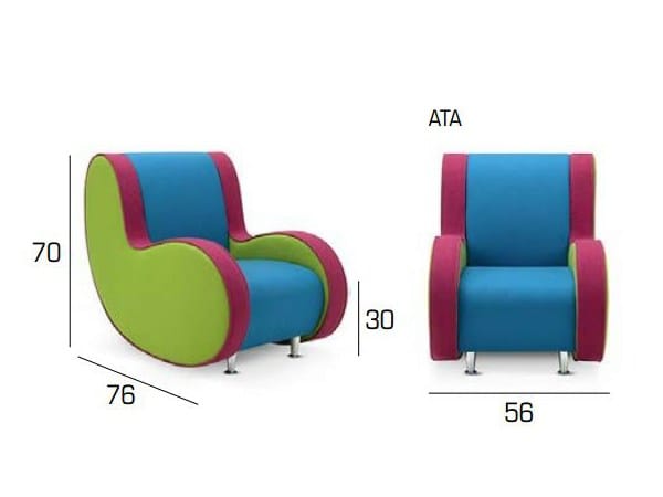ATA BABY | Kids armchair By Adrenalina design Simone Micheli