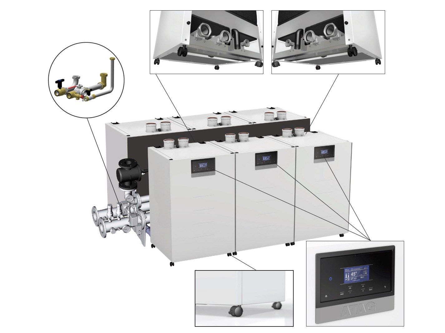 ATAG XLF EASY | Floor-standing boiler By ATAG Italia