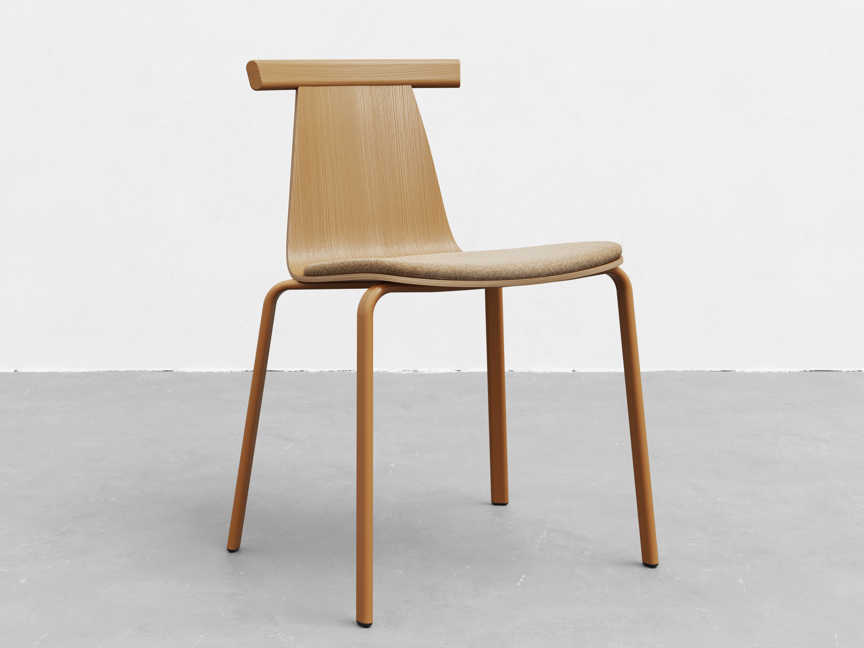 ATAL Stackable wooden chair By Alki | design Form Us With Love