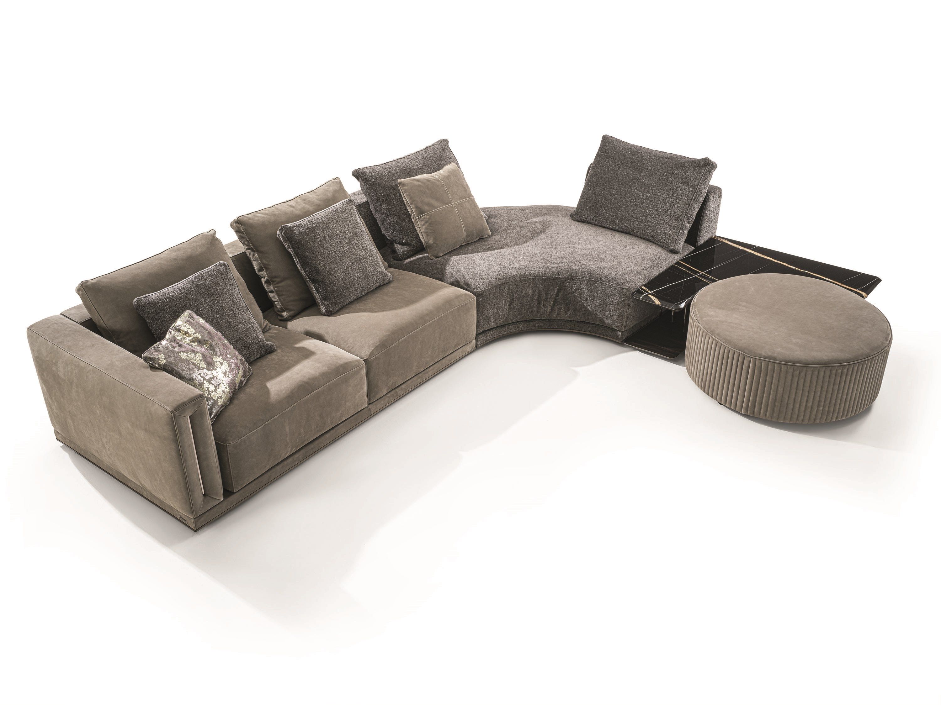 LOVELUXE 2020 – SARTORIA COLLECTION Modular leather sofa By Longhi ...
