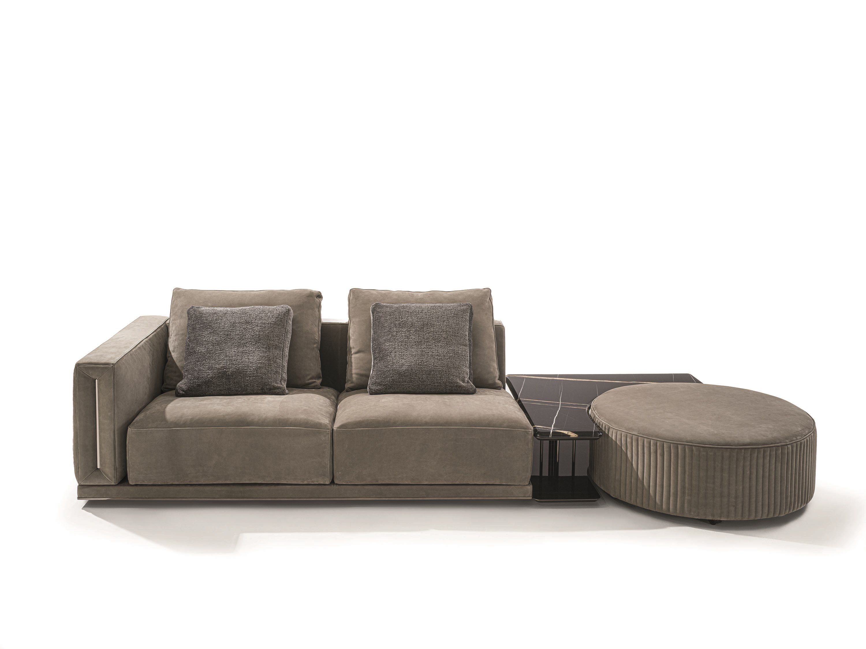 LOVELUXE 2020 – SARTORIA COLLECTION Modular leather sofa By Longhi ...
