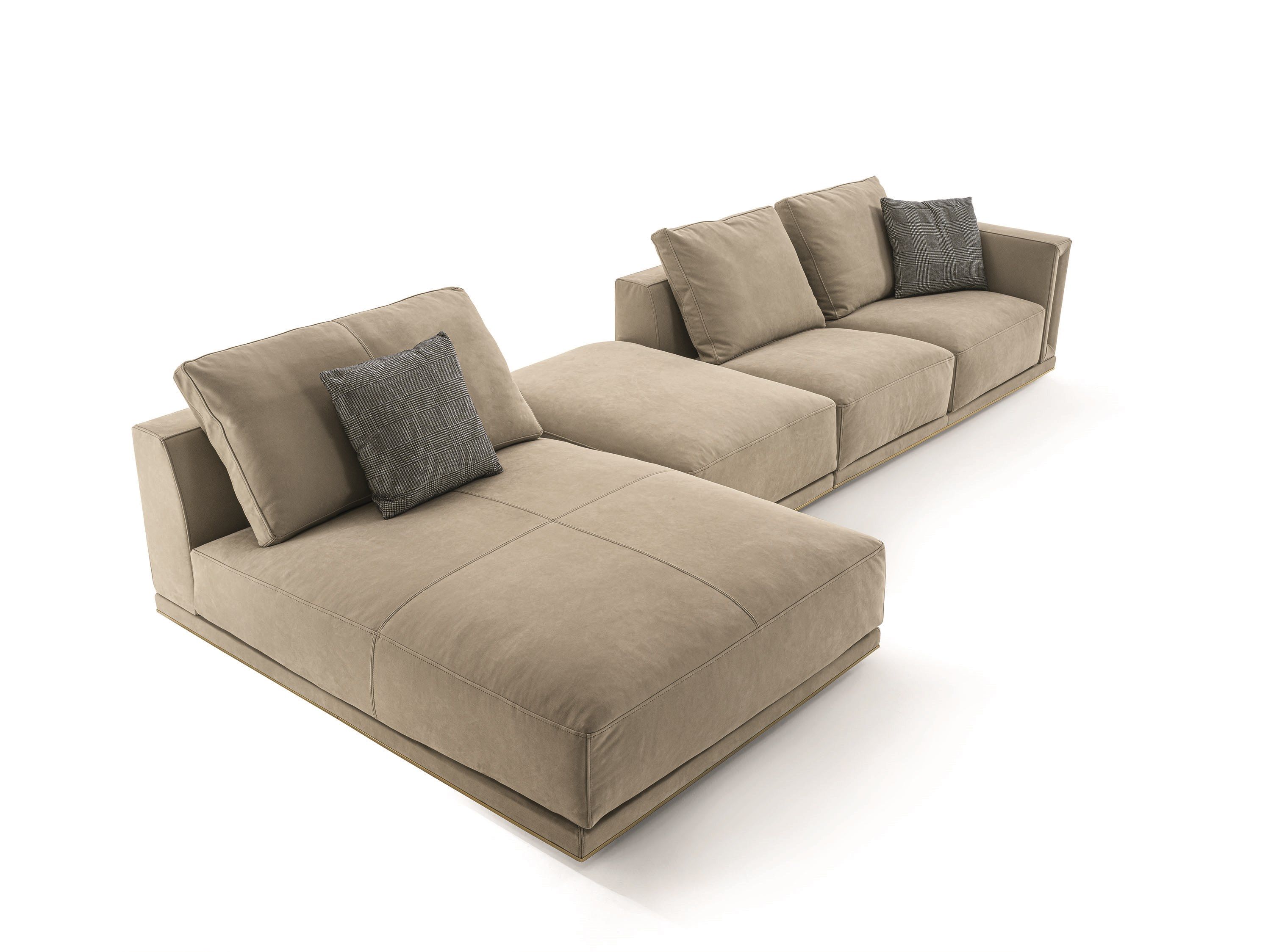 LOVELUXE 2020 – SARTORIA COLLECTION Modular leather sofa By Longhi ...