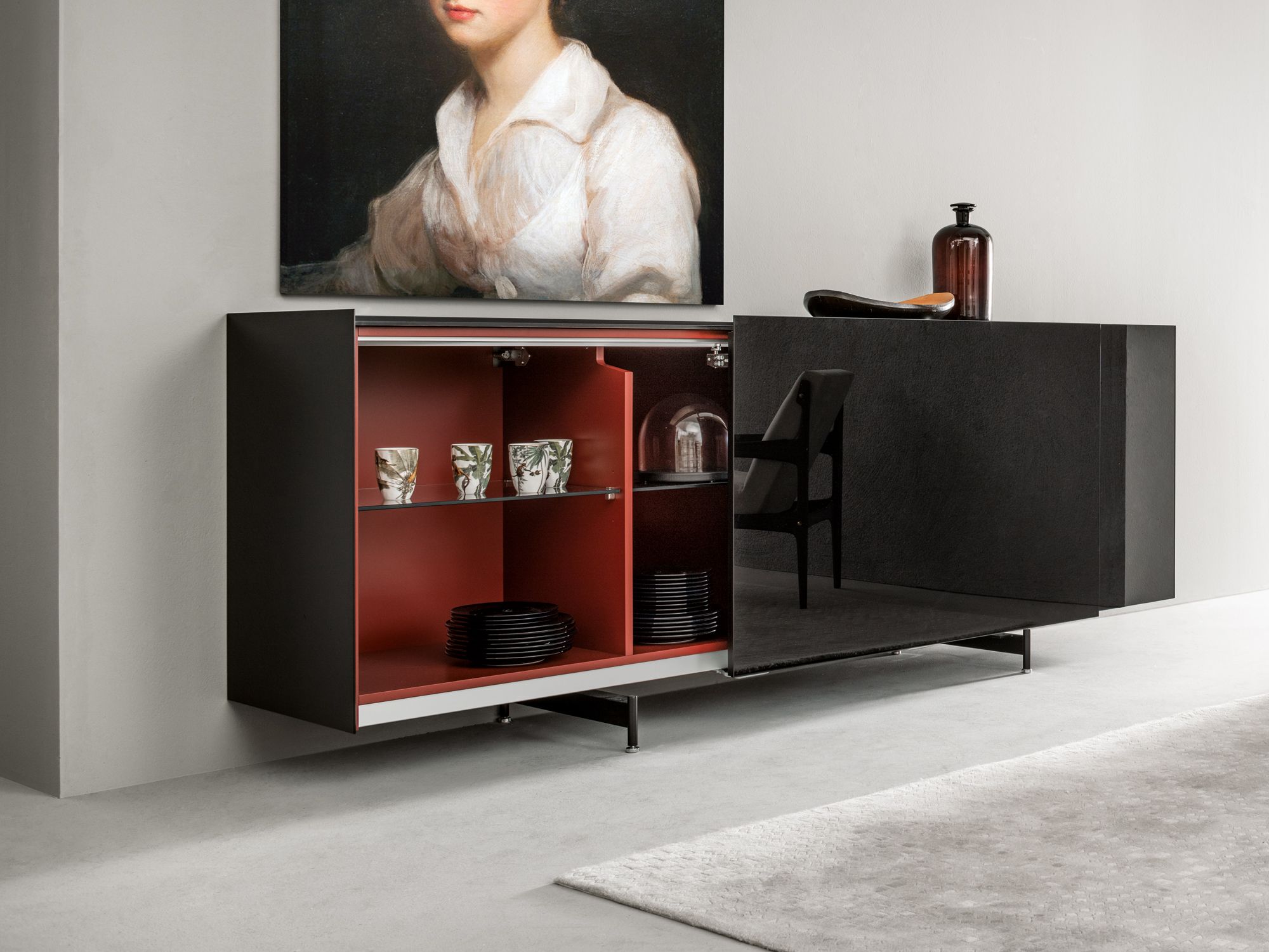 ATELIER | Wood and glass sideboard Atelier Collection By Capo d’Opera ...
