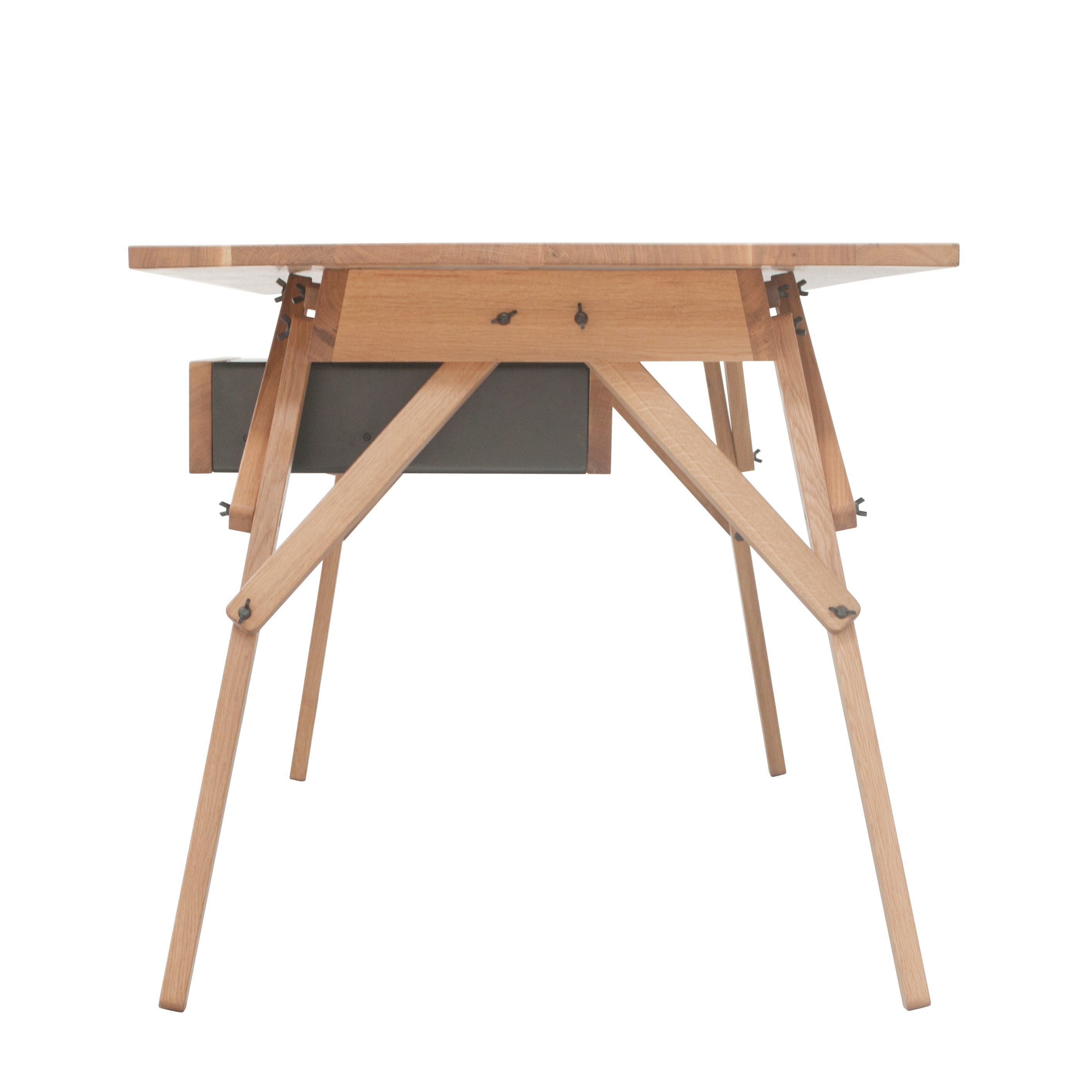 ATELIER Oak writing desk with drawers By Askia | design Dragos Motica