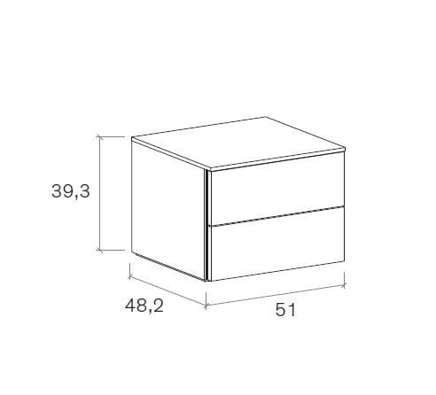 Comodino ATENE Collezione Atene By Cinquanta3