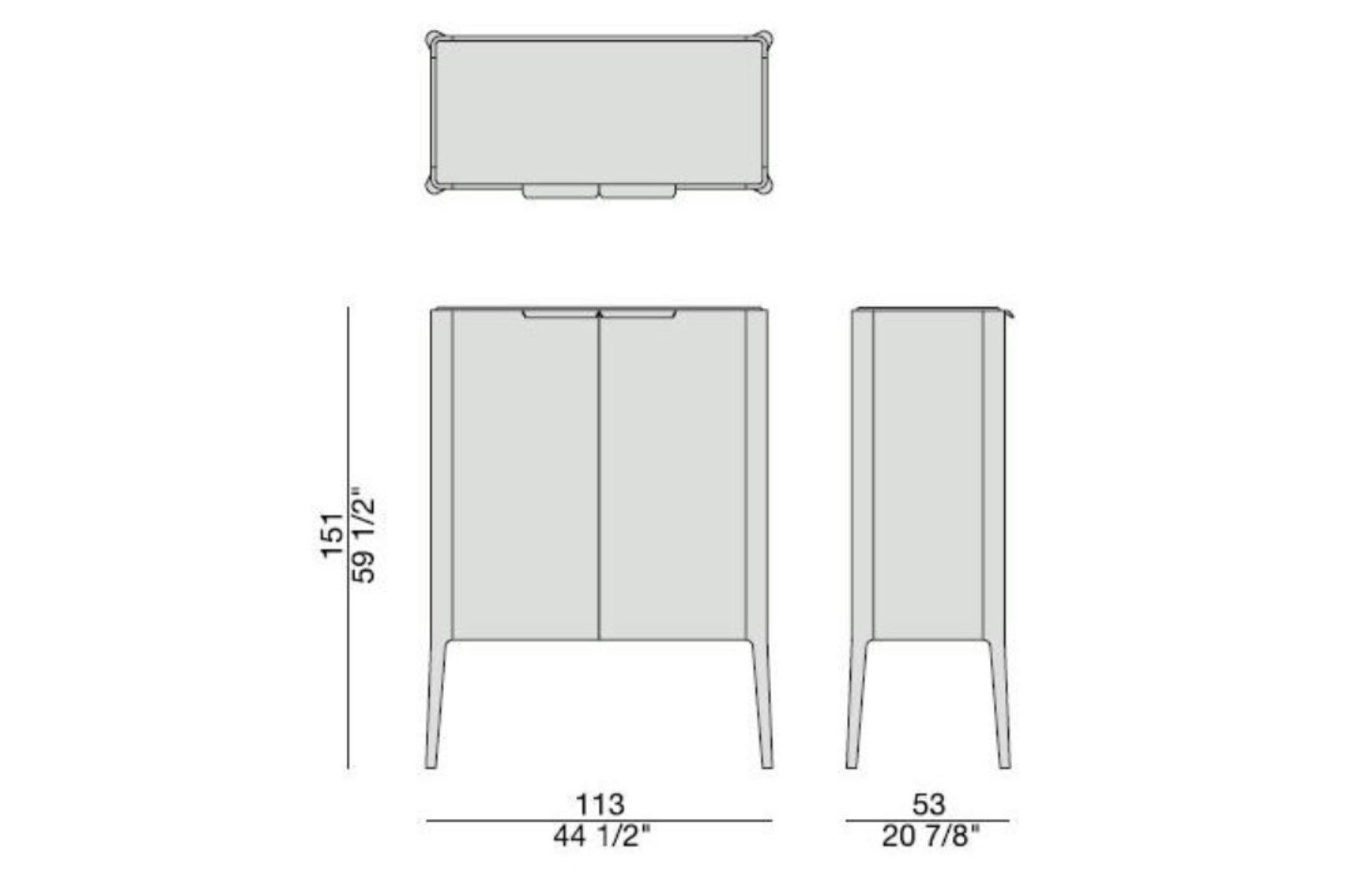 ATLANTE | Highboard By Porada design Carlo Ballabio