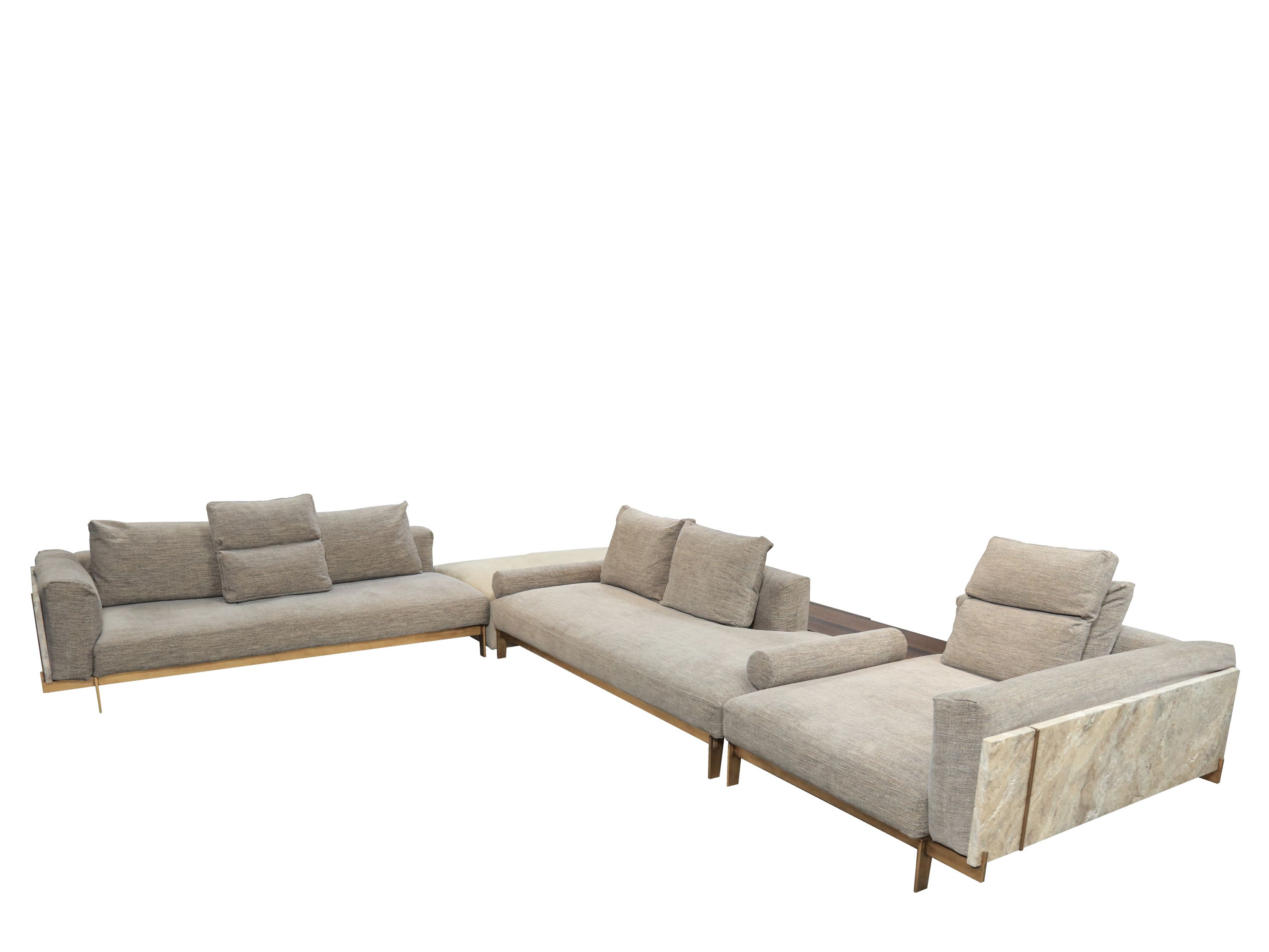 ATLANTIDE | Sectional sofa By ENNE design Maurizio Manzoni