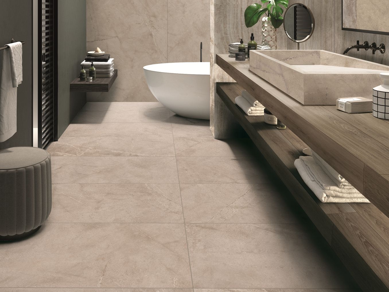 ATLANTIS Porcelain stoneware wall/floor tiles By ABK