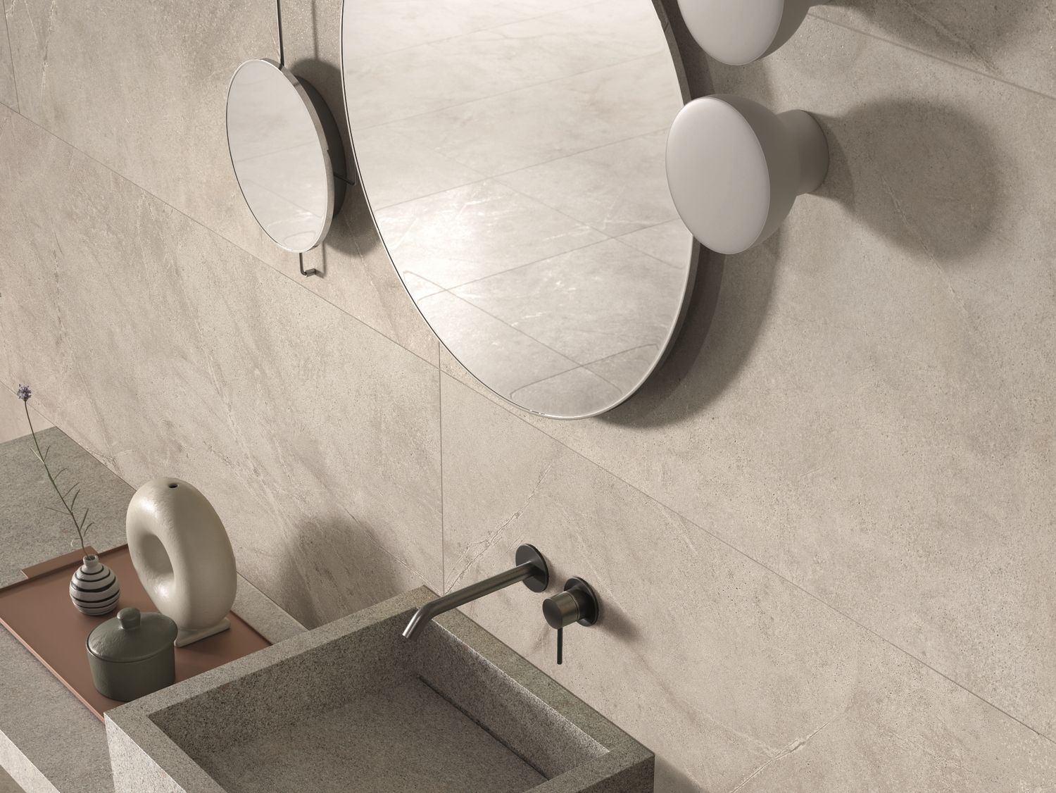 ATLANTIS Porcelain stoneware wall/floor tiles By ABK