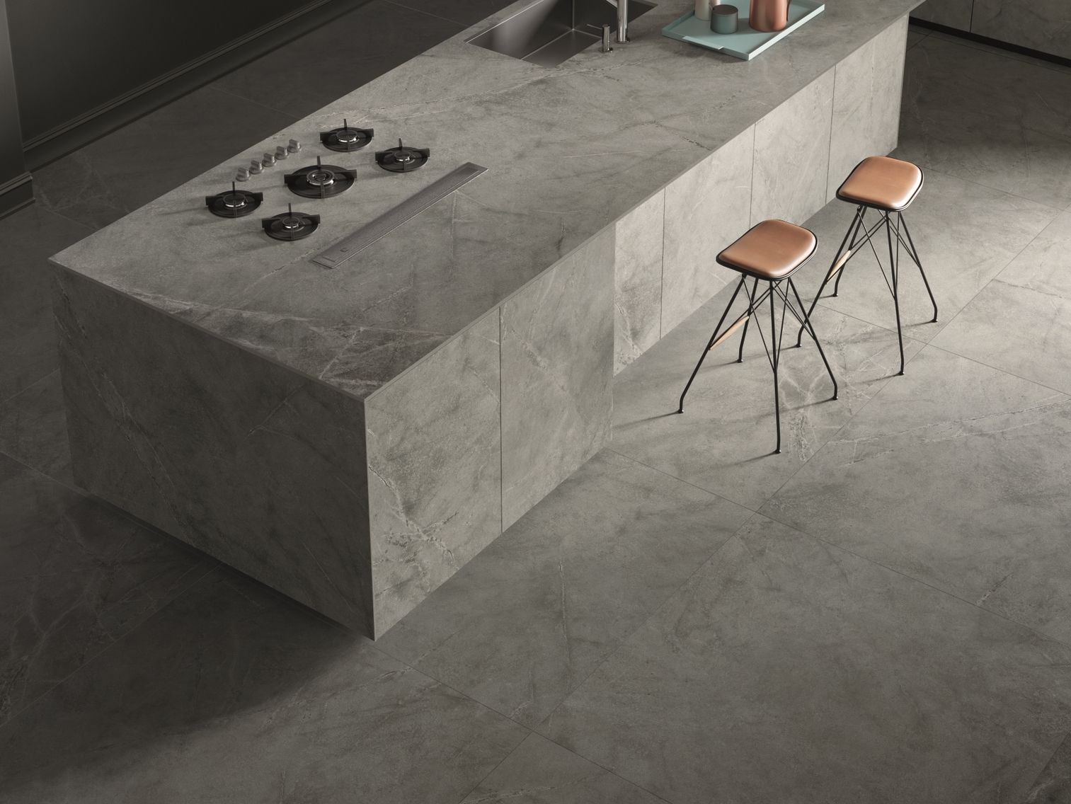 ATLANTIS Porcelain stoneware wall/floor tiles By ABK