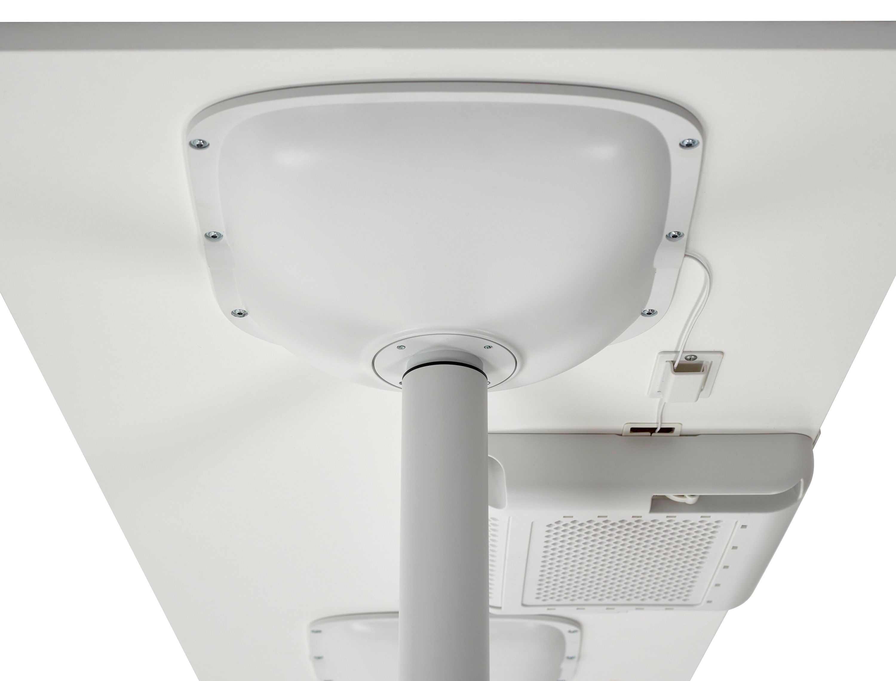 ATLAS OFFICE LANDSCAPE | Office desk with shelves Atlas Collection By ...