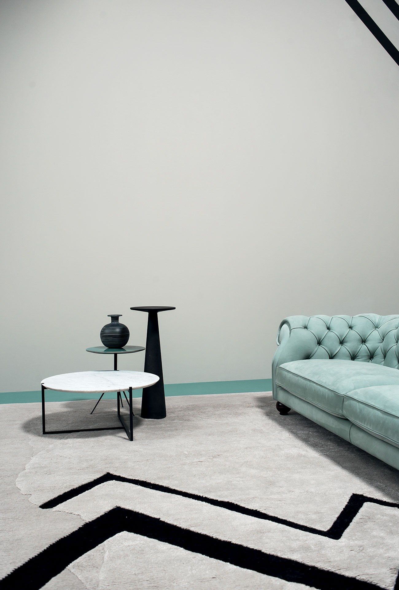 Rectangular fabric rug ATLAS PATTERN 2 By BAXTER