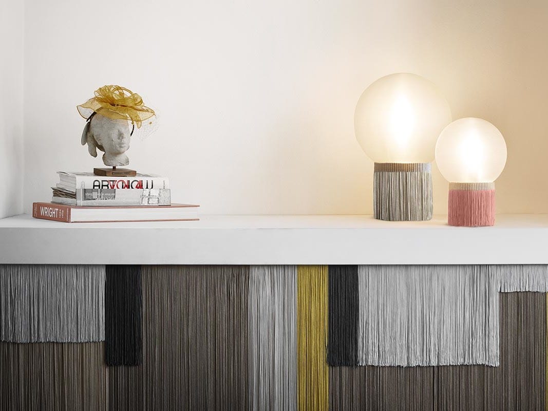 ATMOSFERA FRINGE | Table lamp By Slamp design Lorenza Bozzoli