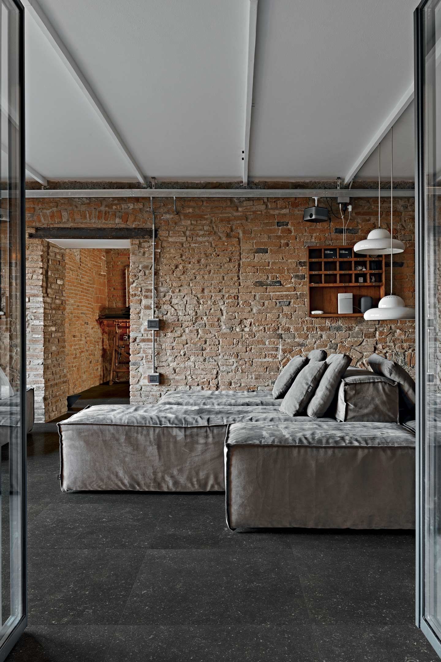 Porcelain stoneware wall/floor tiles with stone effect ATMOSPHÈRES DE ...