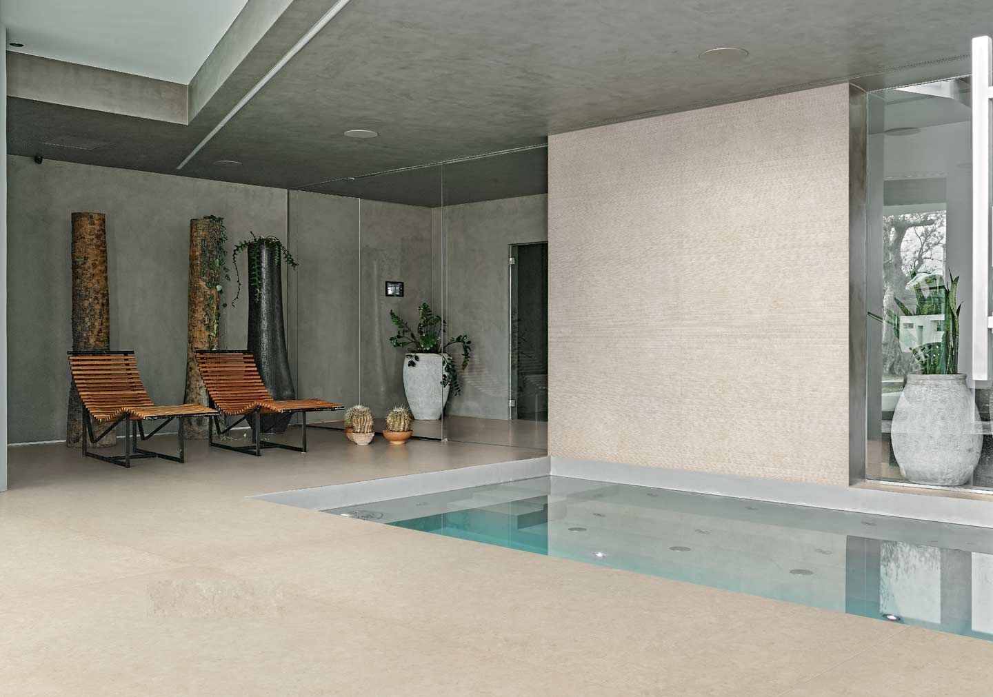 Porcelain stoneware wall/floor tiles with stone effect ATMOSPHÈRES DE ...